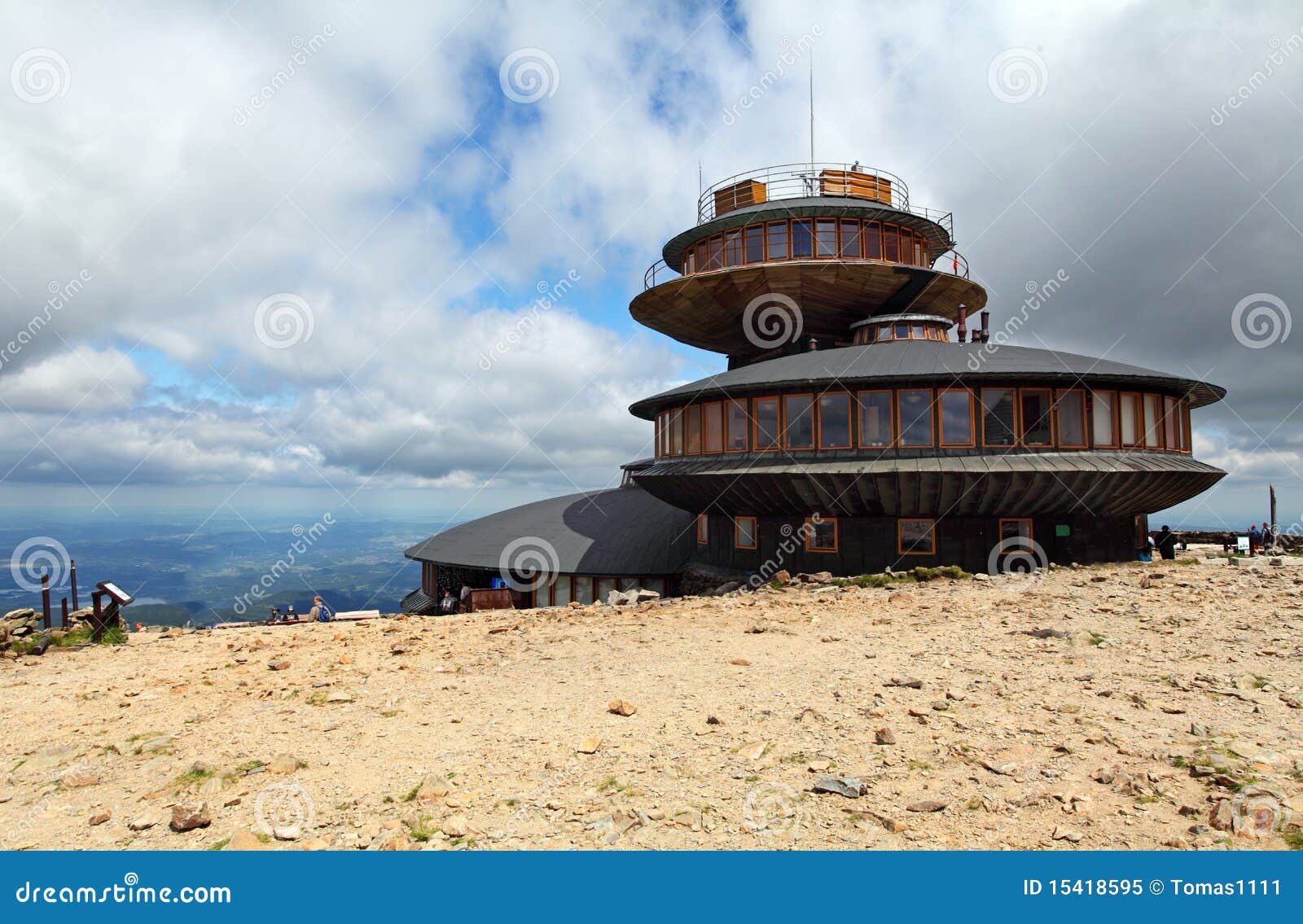 The Highest Mountain of the Czech Republic Stock Image - Image of ...