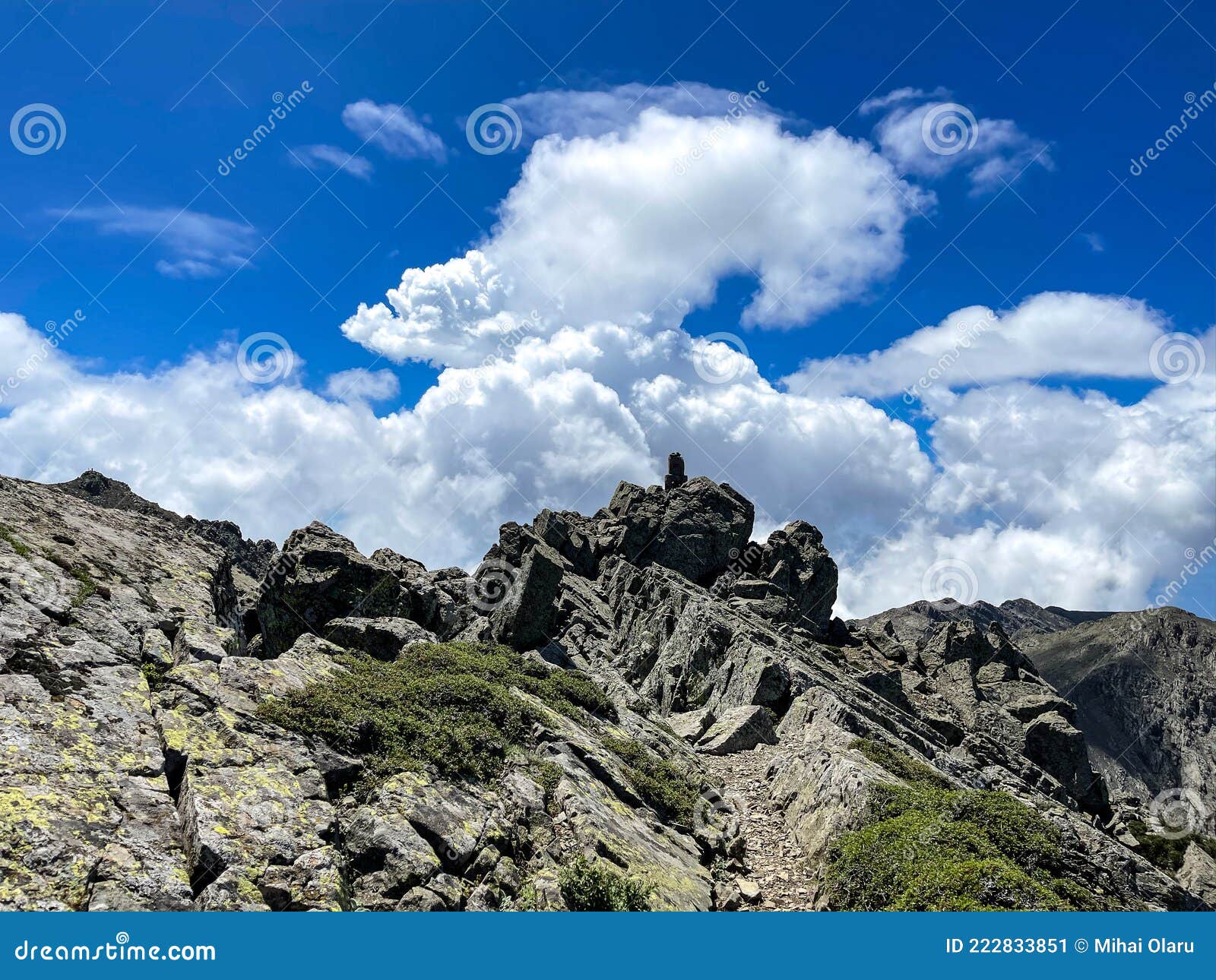 The Highest Peak, Fengari Peak in Samothrace Stock Image - Image of ...