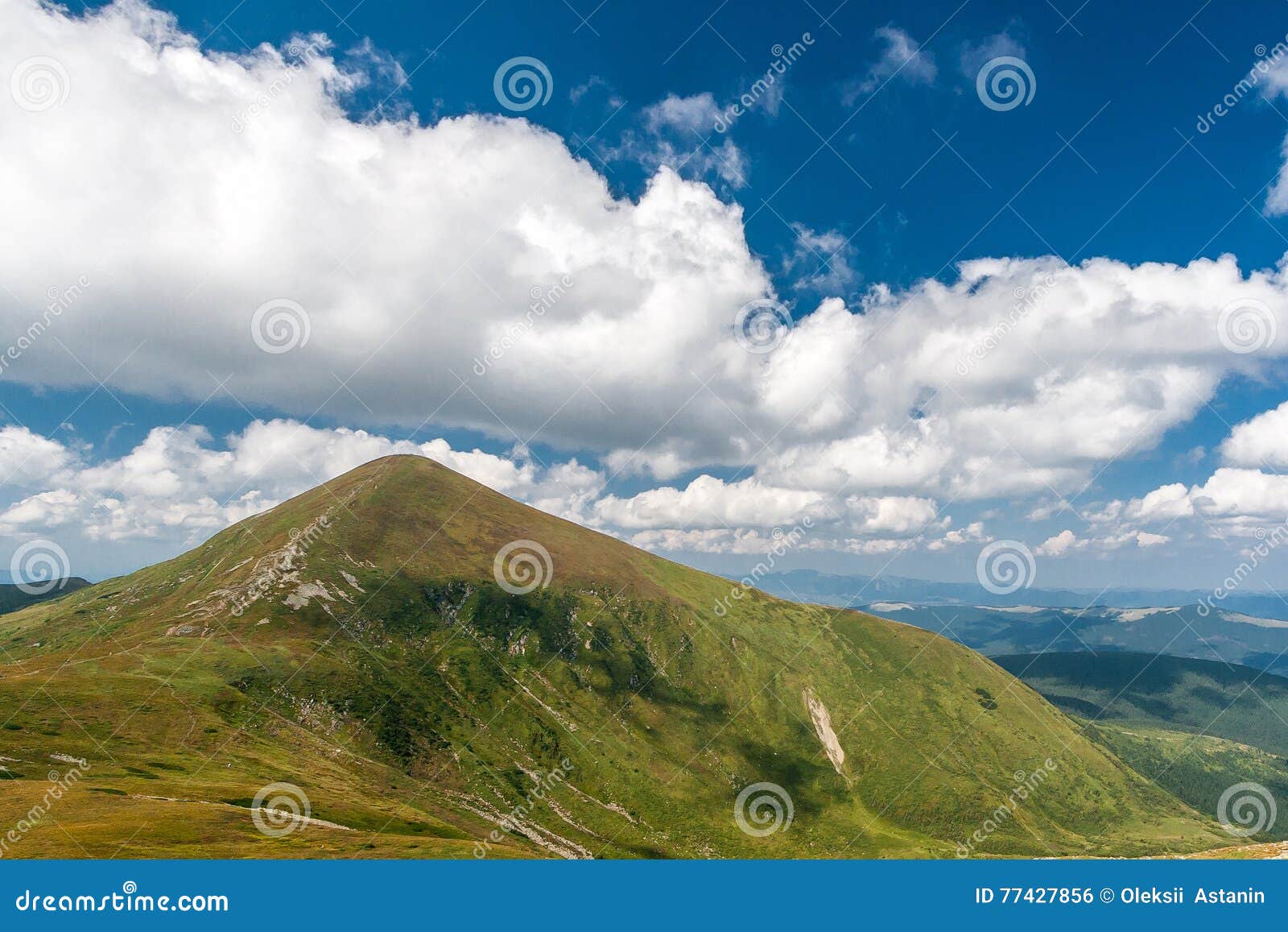The Highest Peak of the Ukrainian Carpathians - Goverla Stock Photo ...