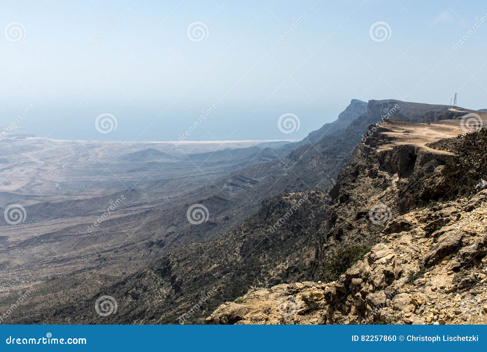 Highest Point Jabal Samhan Mountain Viewpoint Dhofar Mountains Oman 9 ...