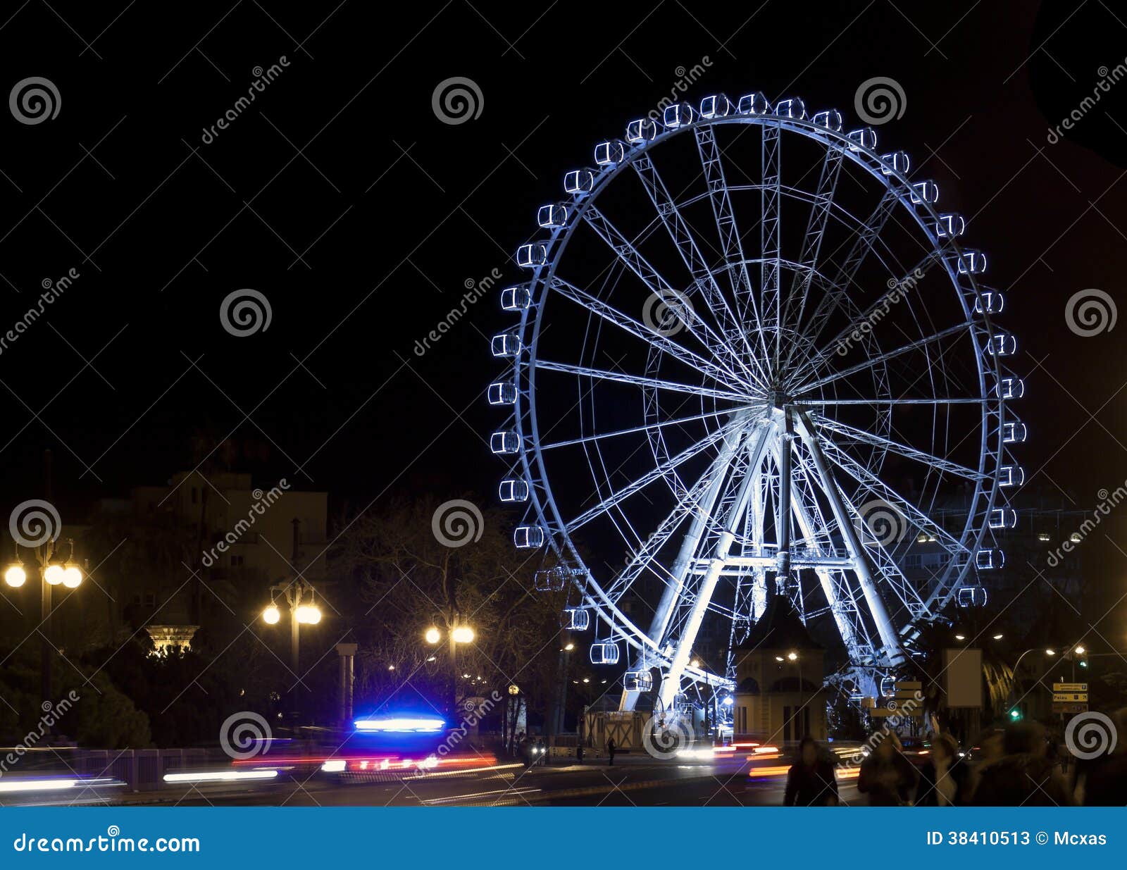 Highest Portable Ferris Wheel in Europe Stock Image - Image of travel ...