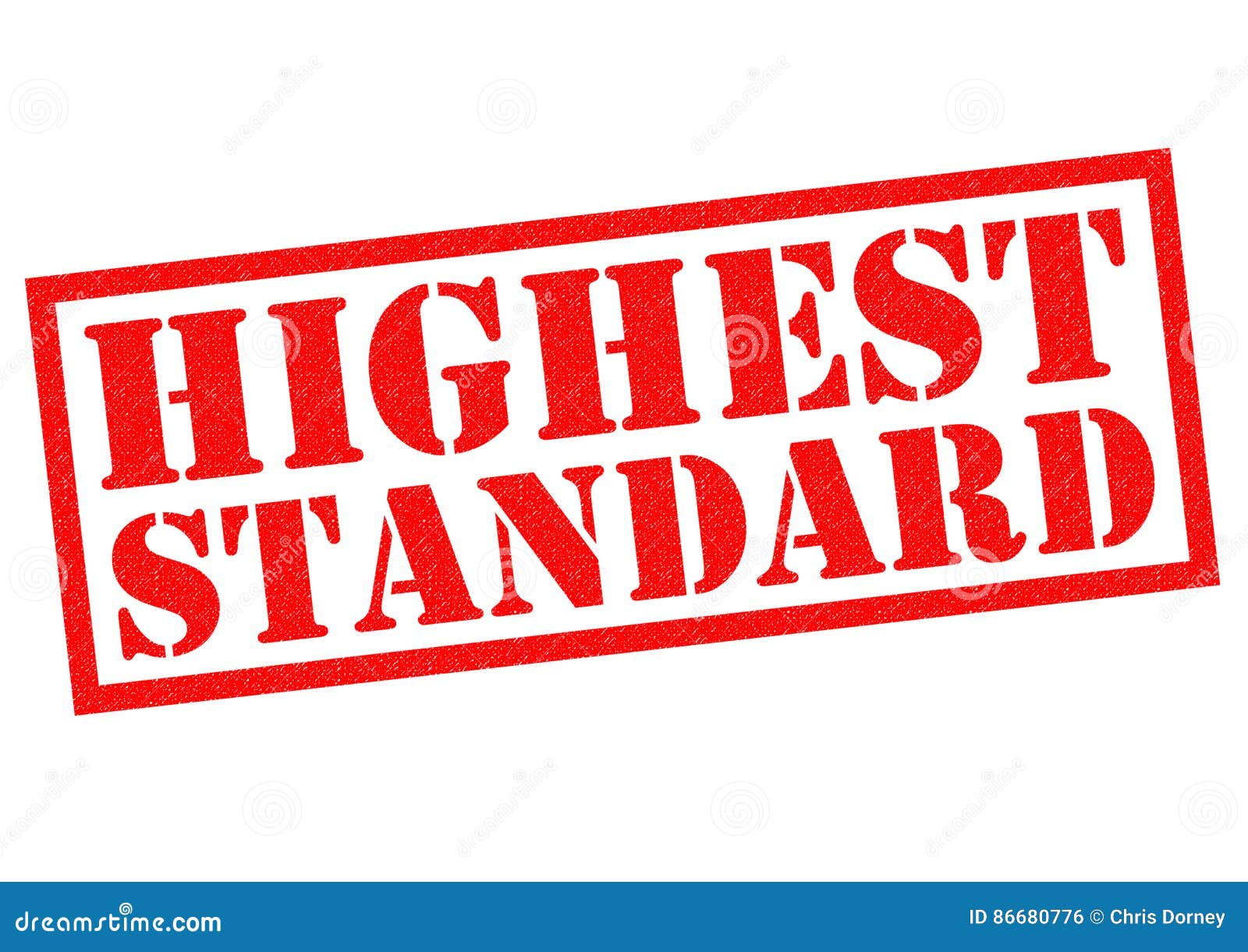 HIGHEST STANDARD stock illustration. Illustration of mark - 86680776