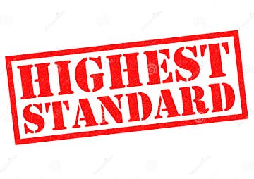 HIGHEST STANDARD stock illustration. Illustration of mark - 86680776