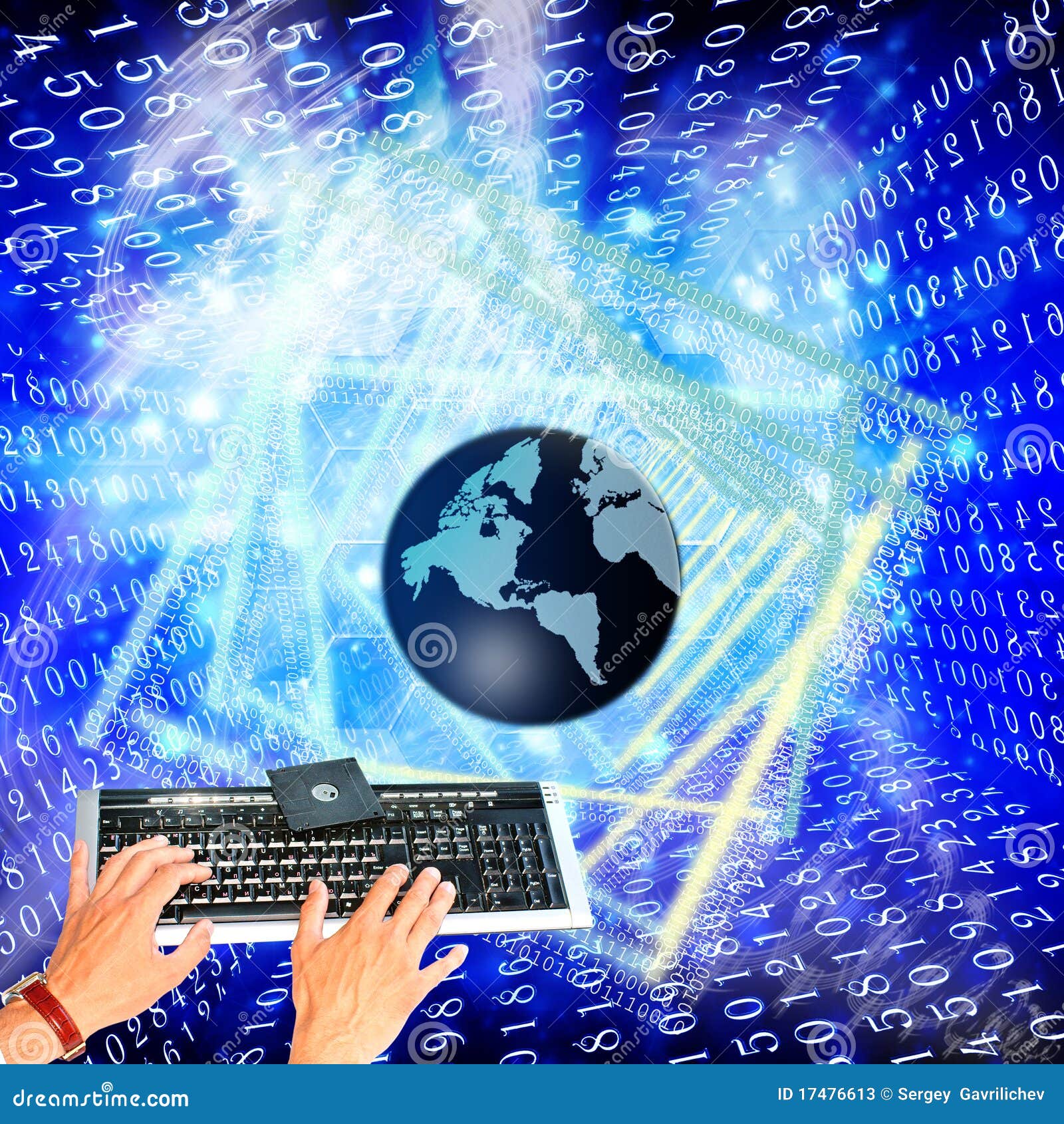 The Highest the Technology Internet Stock Image - Image of glowing ...