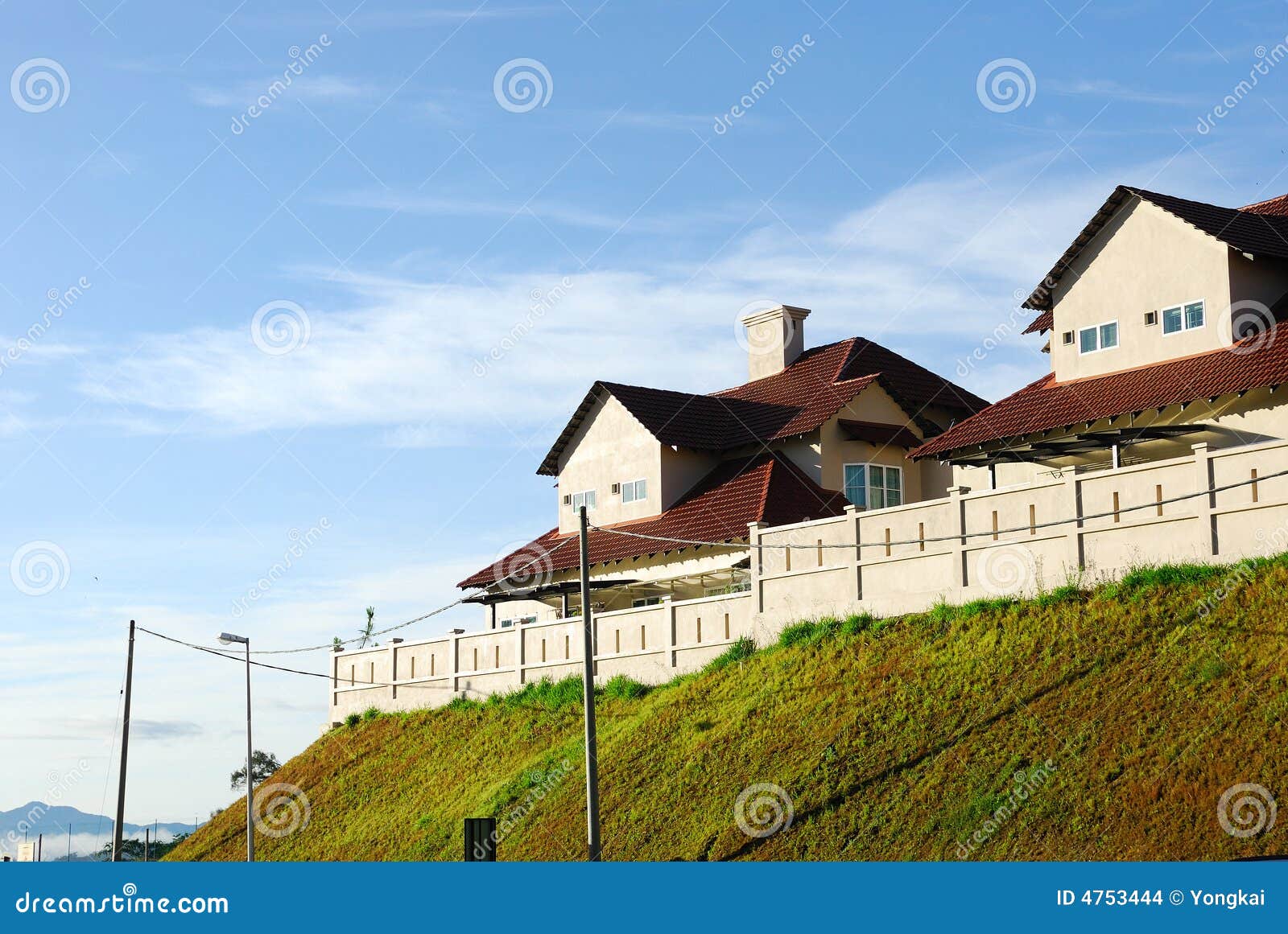 Highland Cottages stock photo. Image of hilly, uphill - 4753444