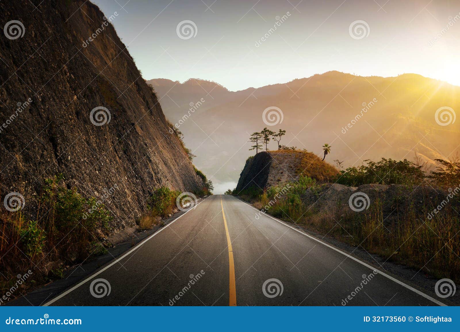 Highland Highway in Central America. Stock Photo - Image of cloud ...