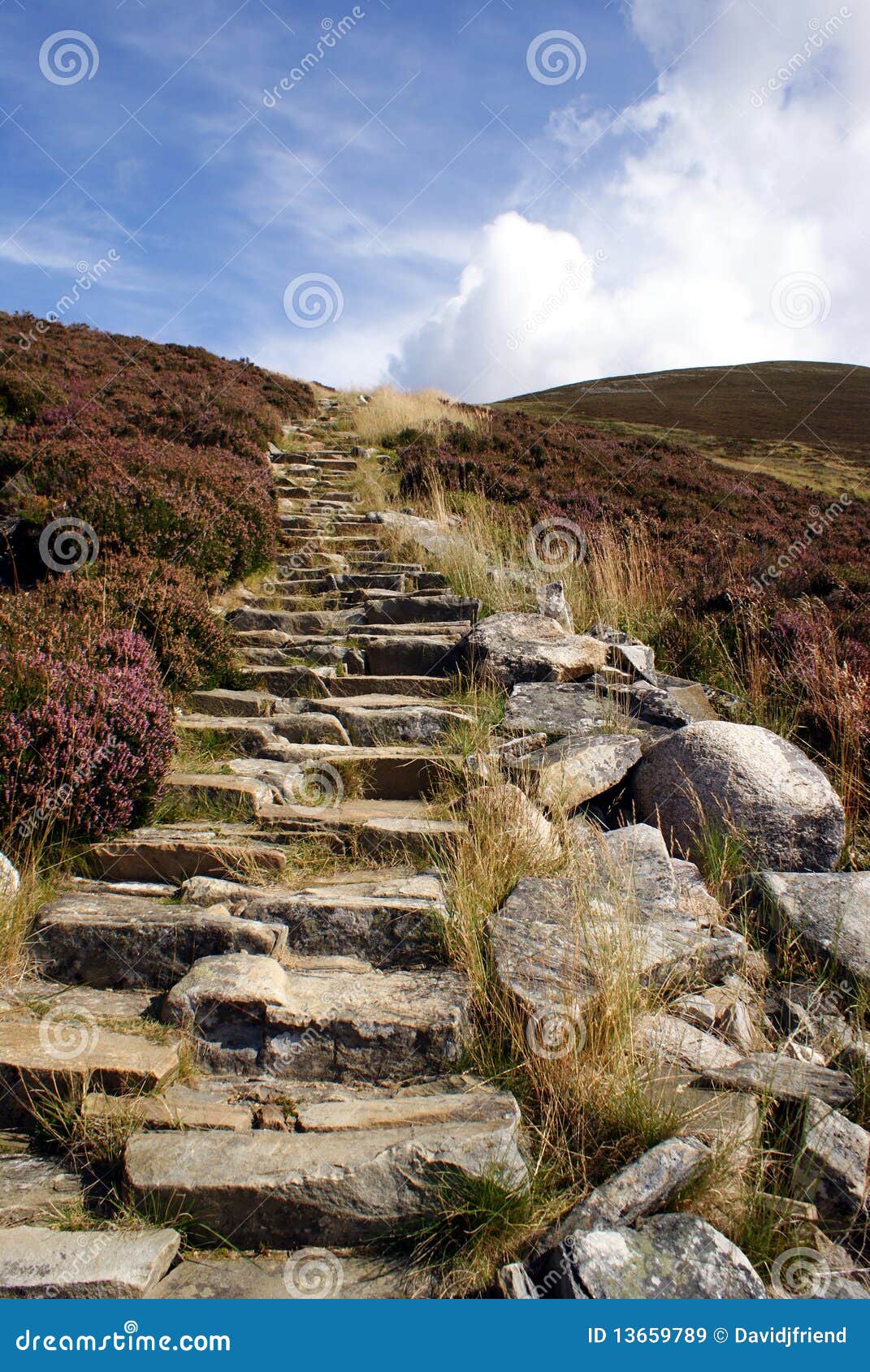 Highland Stairway stock image. Image of stairs, highland - 13659789
