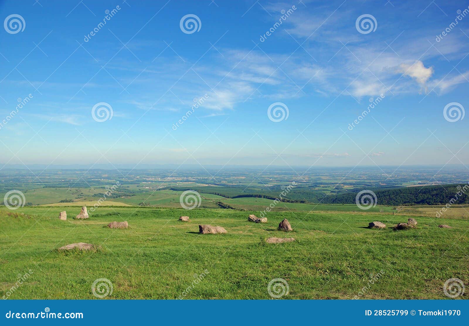 Highlands Called Naitai Kogen Bokujo Stock Image - Image of grass ...