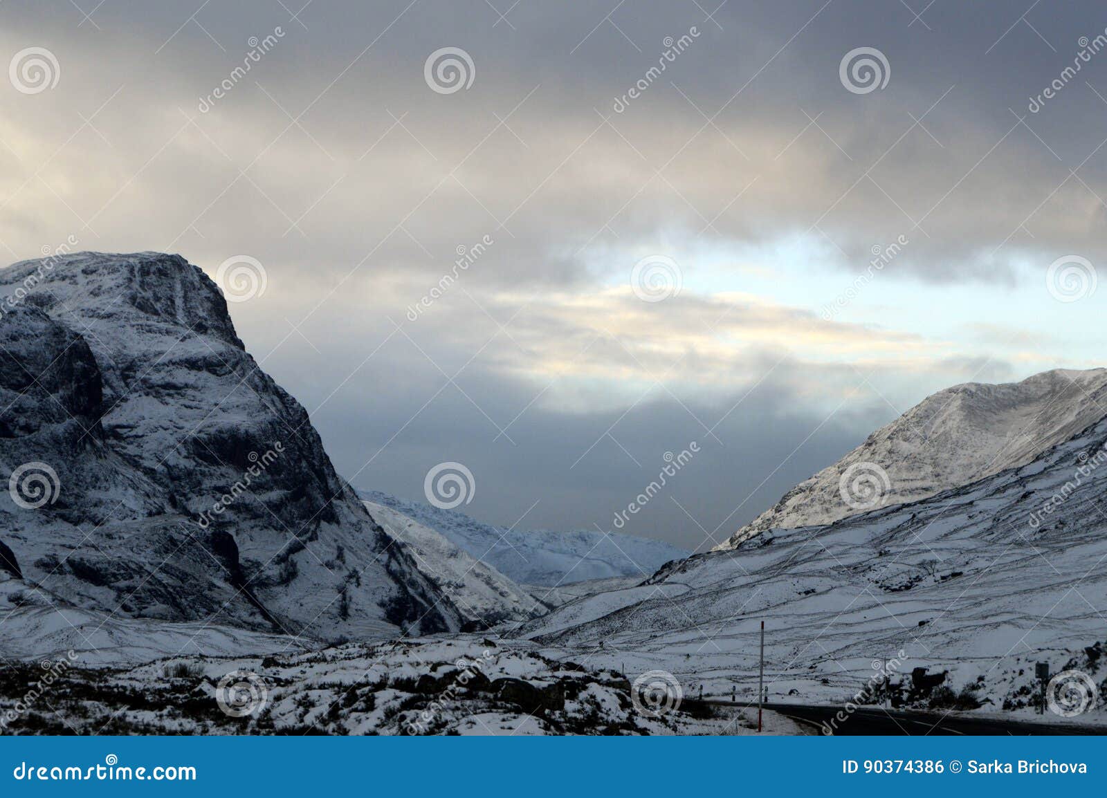 Highlands stock photo. Image of nature, cold, fields - 90374386