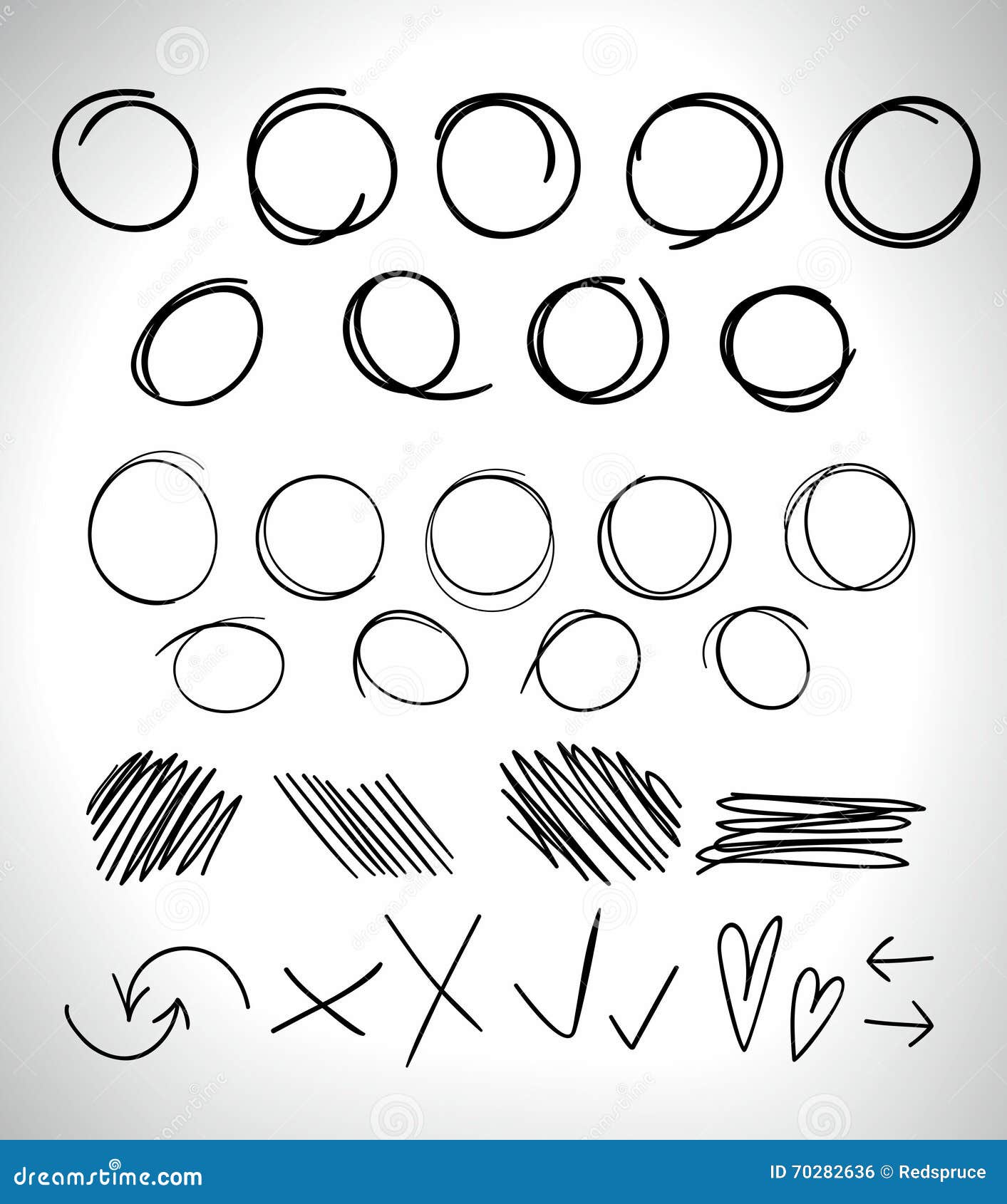 Highlight Circles Set. Vector Collection. | CartoonDealer.com #190954192