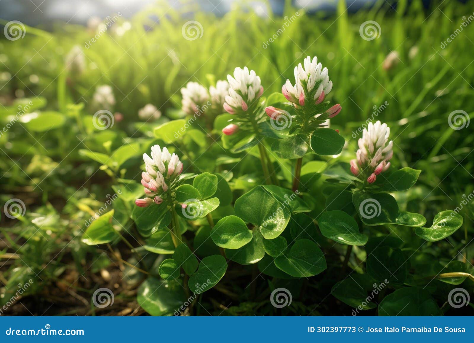Highlight the Ecological Benefits of Clover in Stock Illustration ...