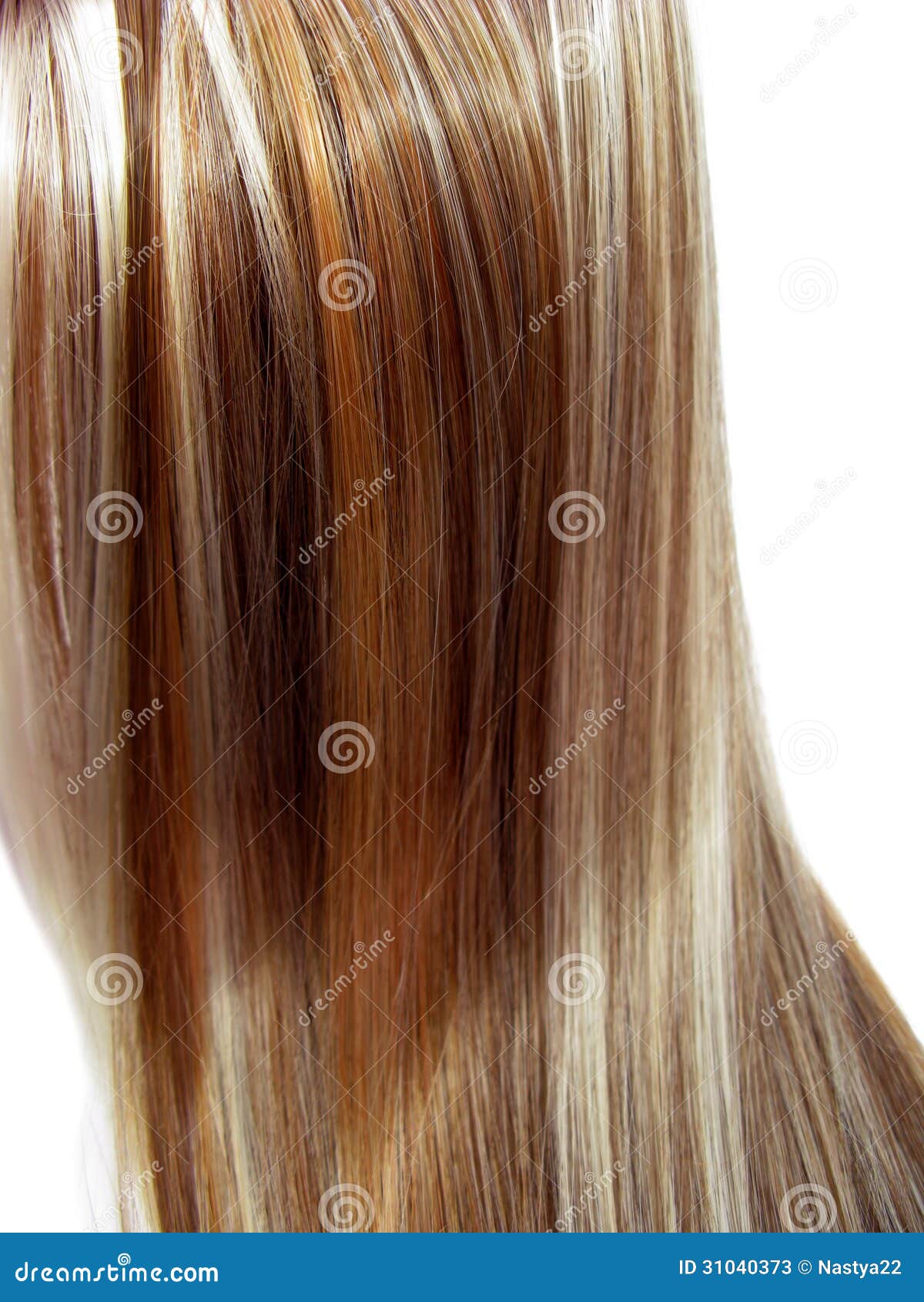 Highlight Hair Texture Background Stock Image - Image of care, gingery ...