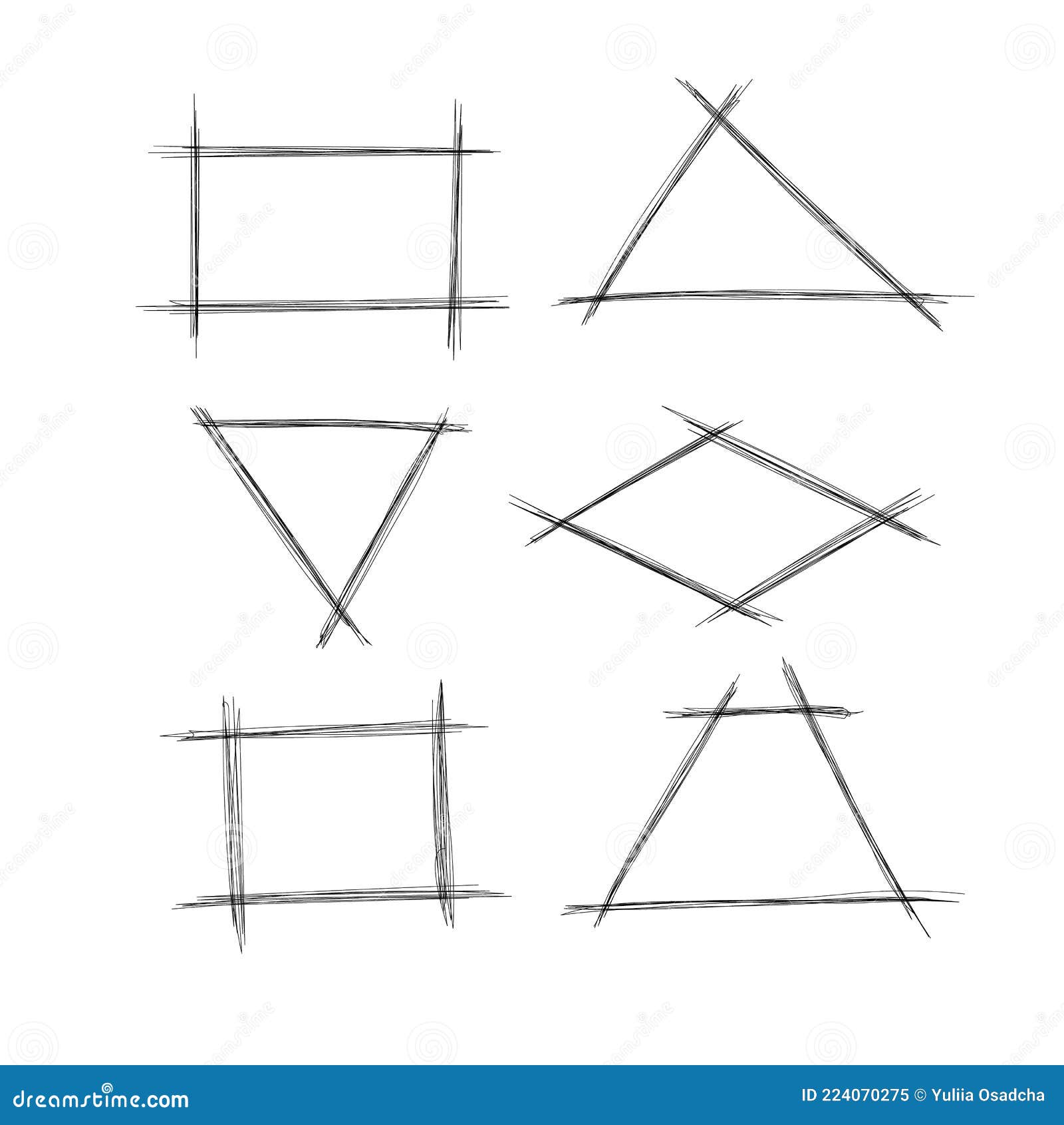 Highlight Rectangle and Triangle Scribble Frame for Emphasis and ...