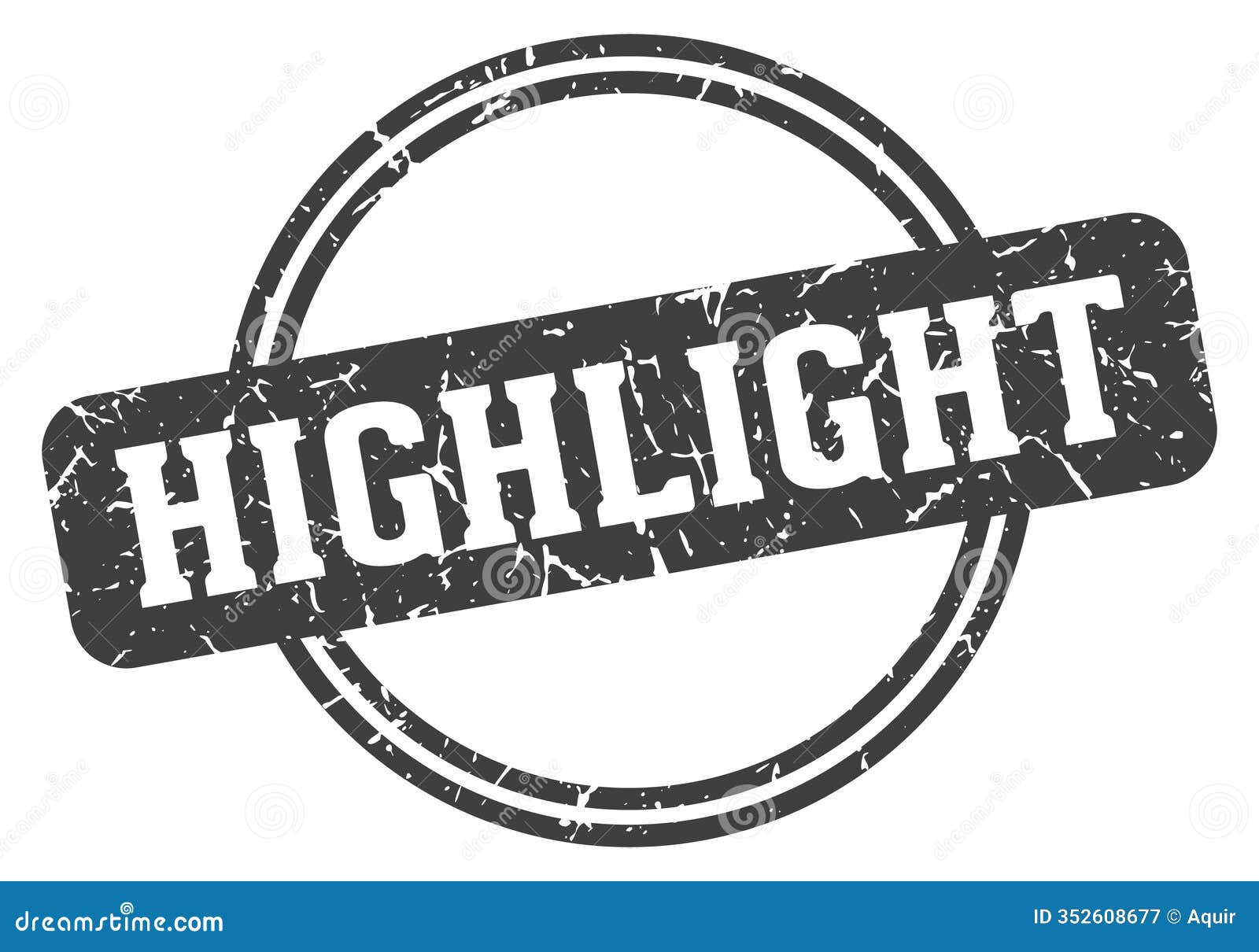 Highlight stamp stock illustration. Illustration of label - 352608677