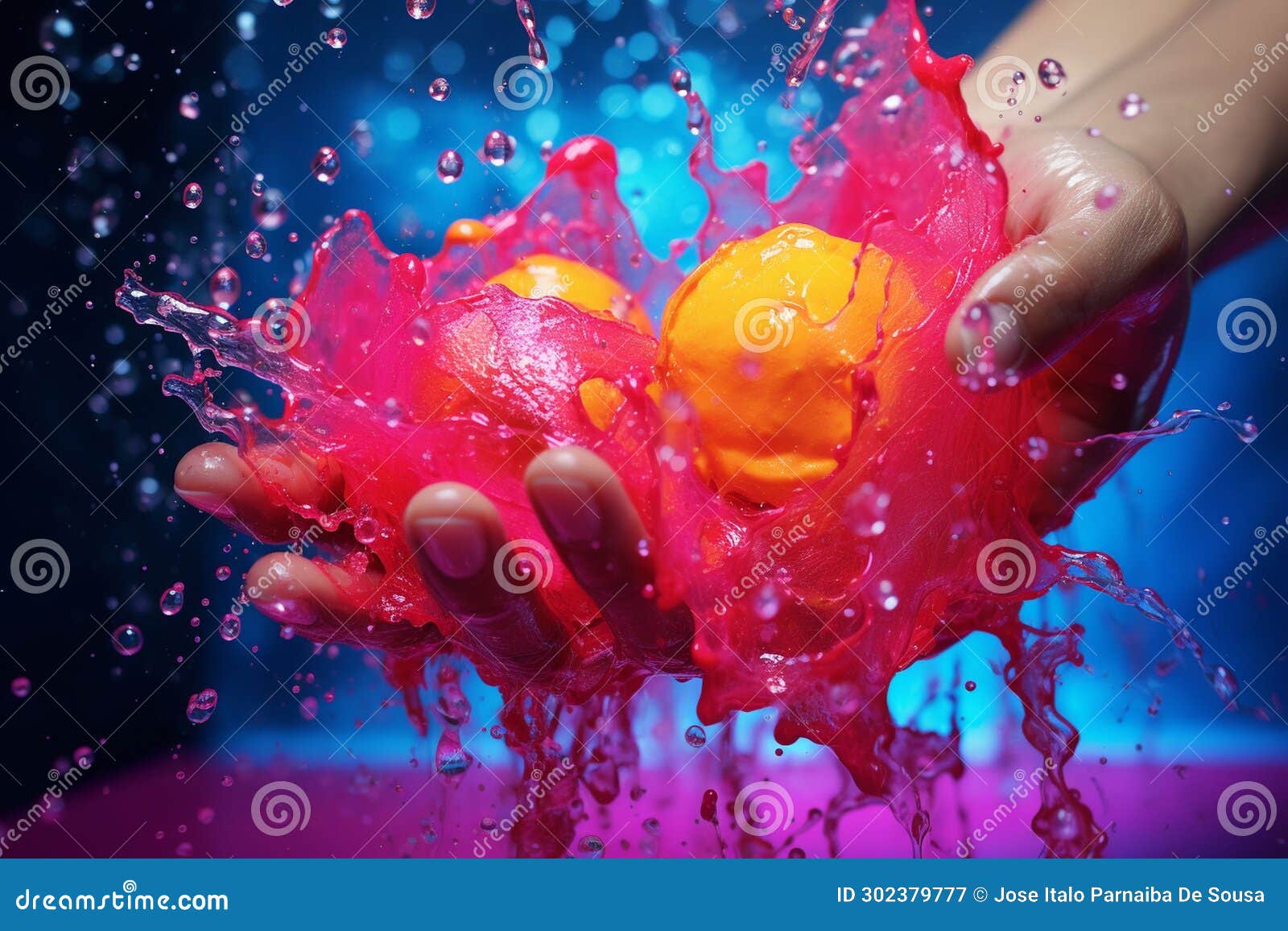 Highlight the Significance of Water in Holi Stock Image - Image of holi ...