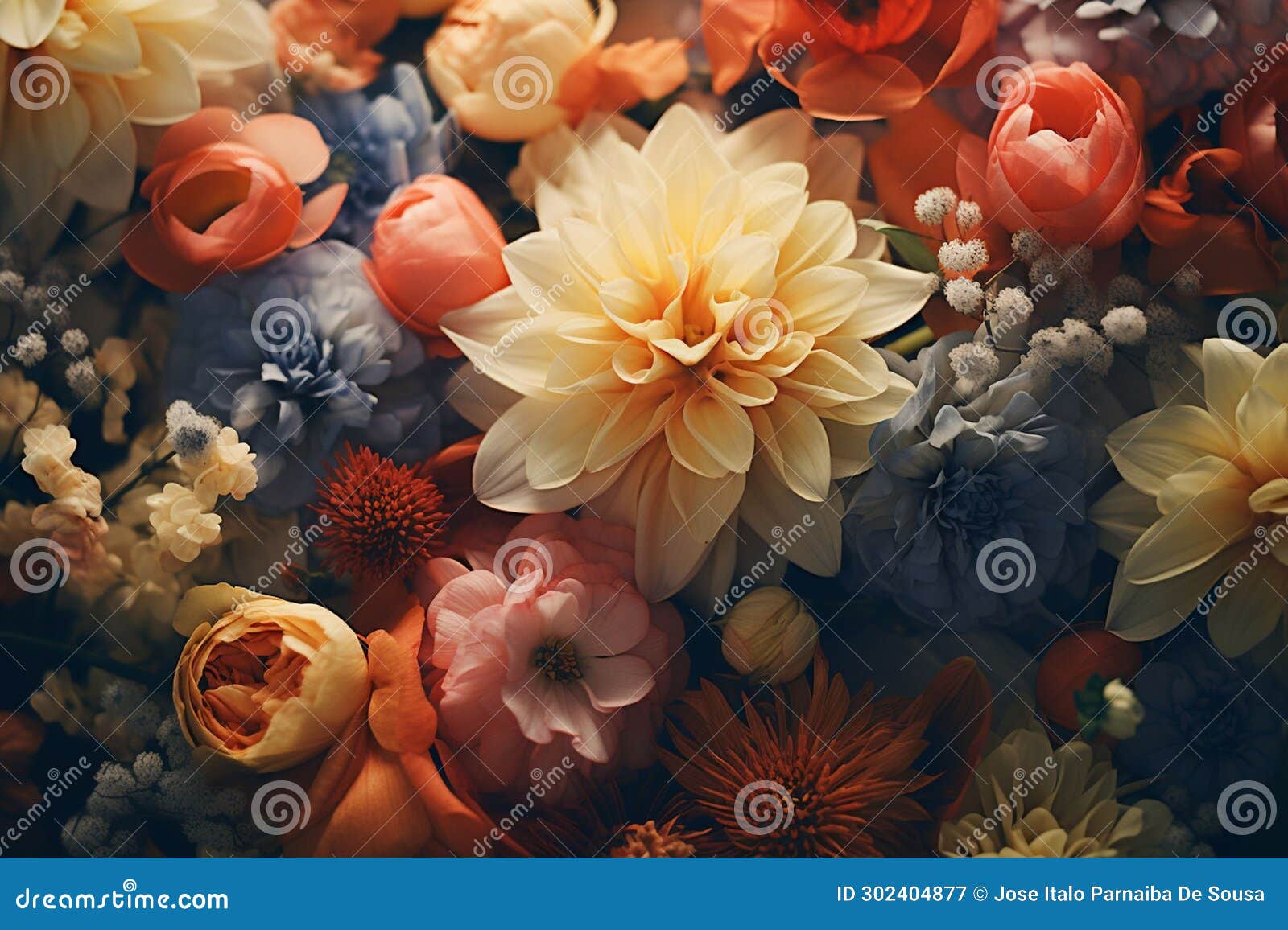Highlight the Use of Flower Backgrounds in Stock Illustration ...