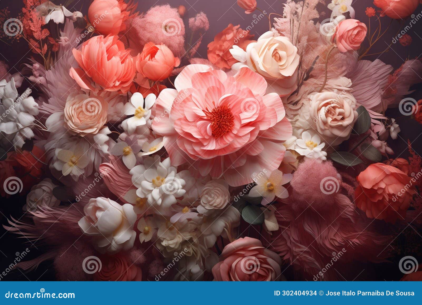Highlight the Use of Flower Backgrounds in Stock Illustration ...