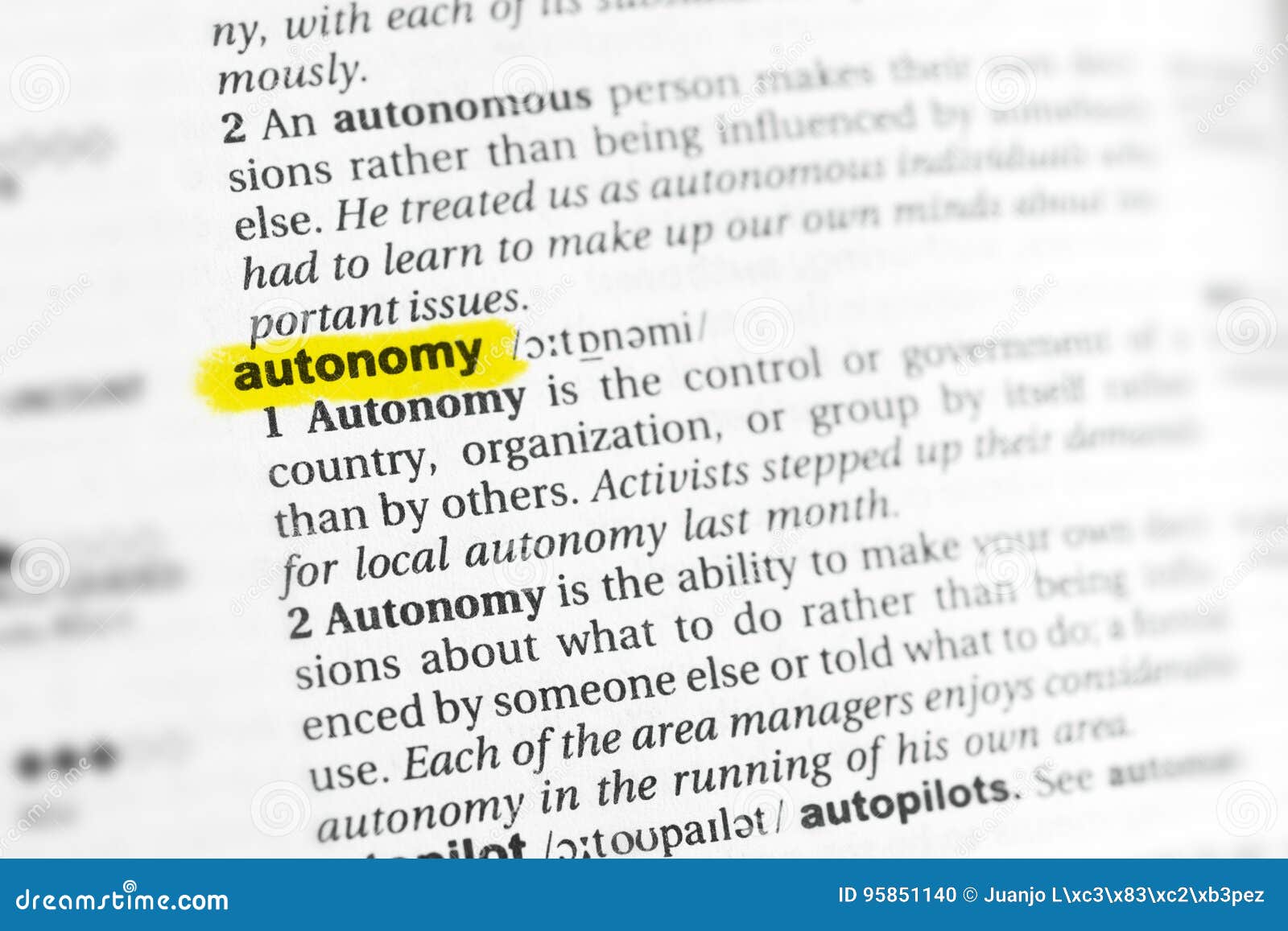 Highlighted English Word `au Pair` And Its Definition In The Dictionary ... Highlighted English Word `au Pair` And Its Definition In The Dictionary ...