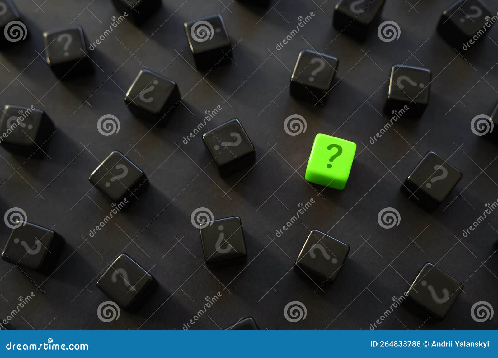 Highlighted Question Mark among Others. Where To Start Investigating ...