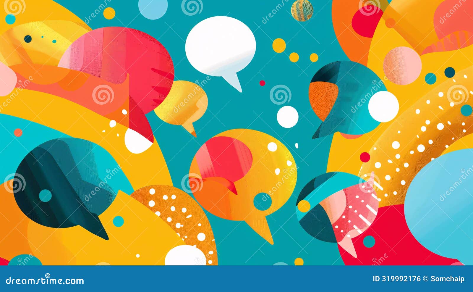 Text Boxes Highlighted in Pop Art Style Generate Ai Stock Illustration ...