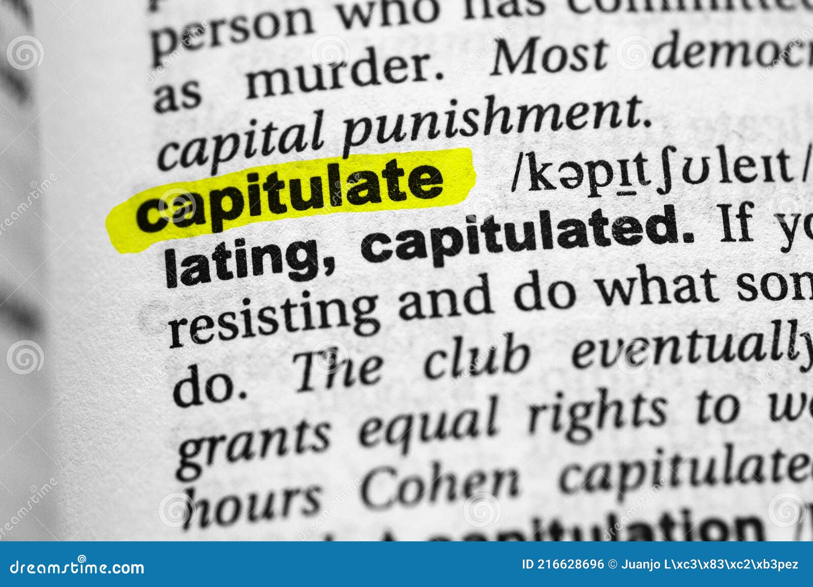 Word Capitulate Stock Photos - Free & Royalty-Free Stock Photos from ...