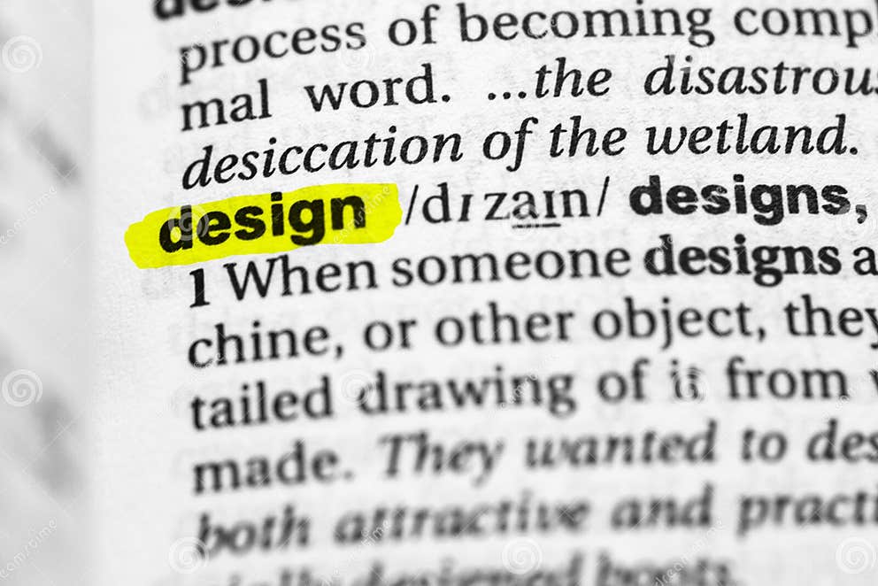Highlighted Word Design Concept and Meaning Stock Photo - Image of ...