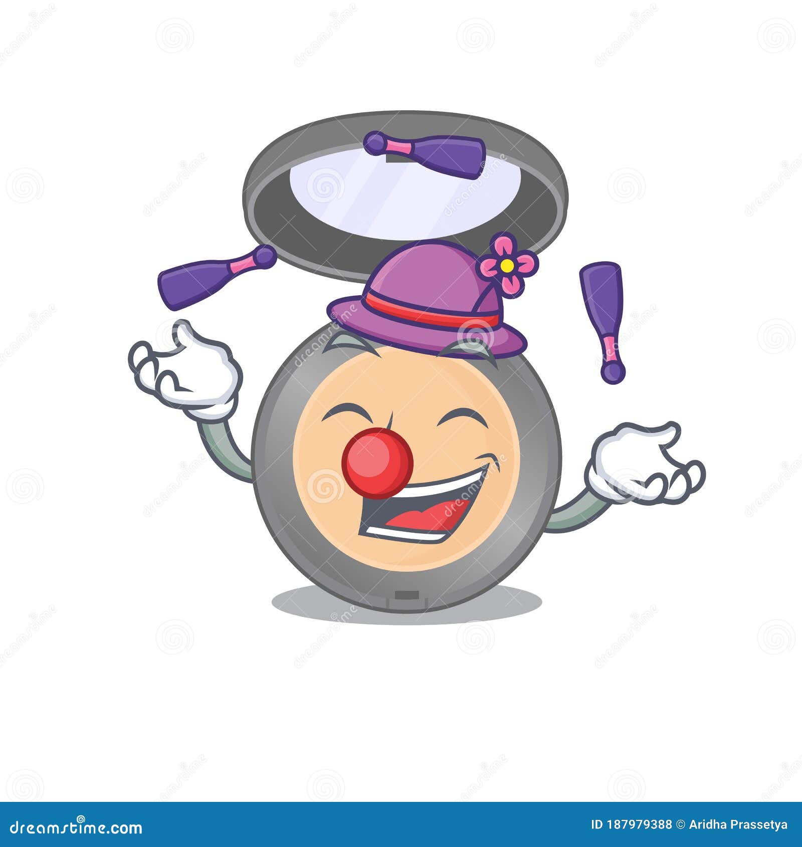 A Highlighter Cartoon Design Style Love Playing Juggling Stock Vector ...