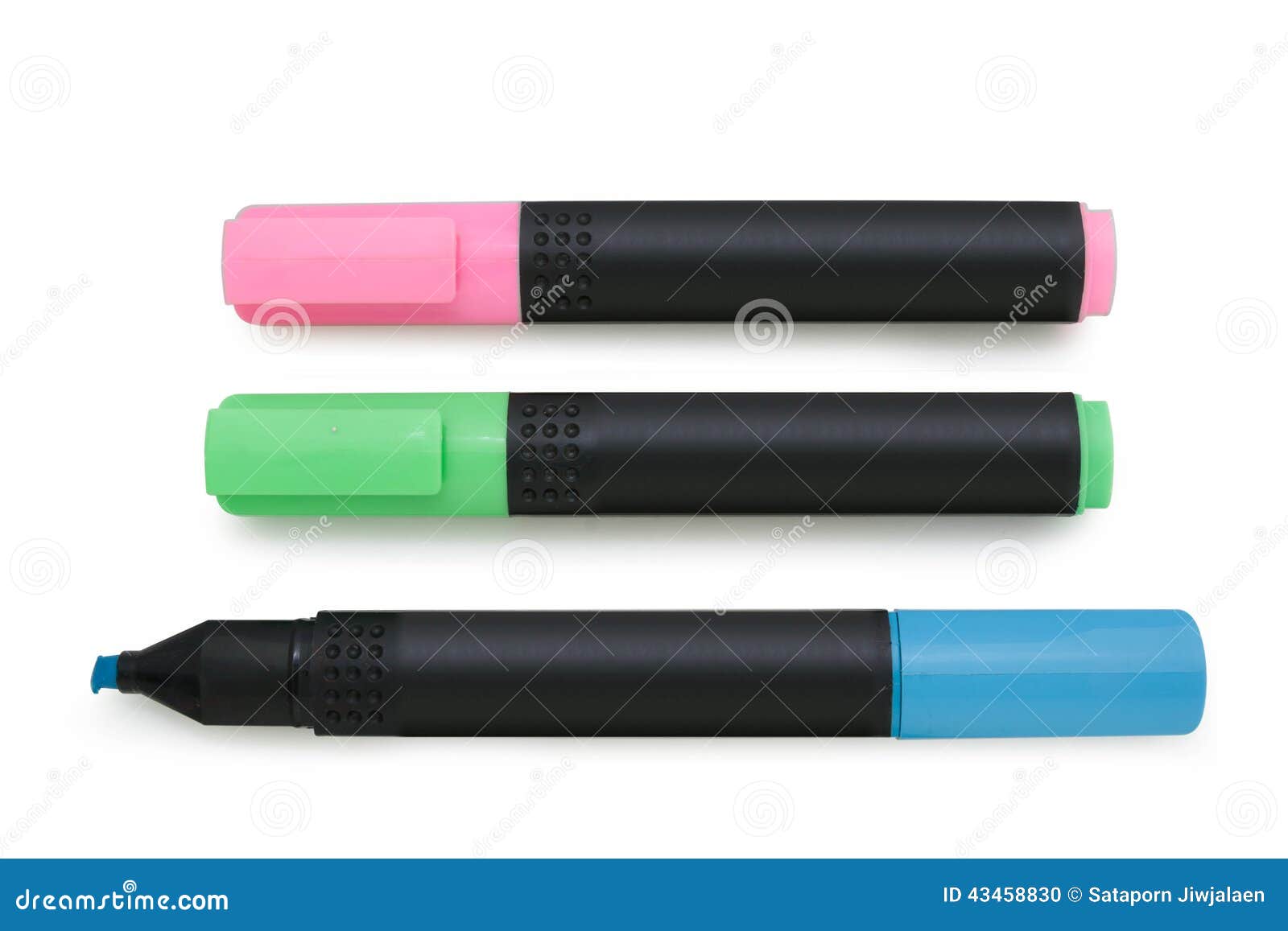 Highlighter stock photo. Image of neon, drawing, pencil - 43458830