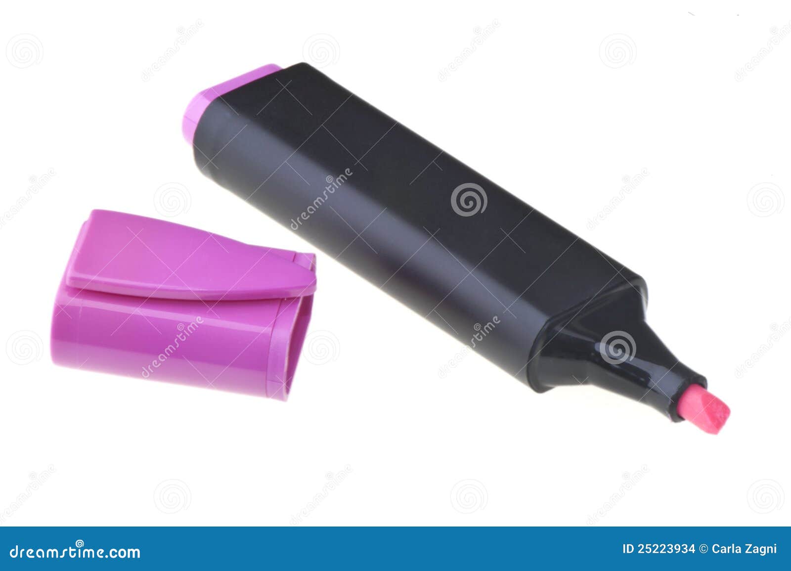 Highlighter pink stock photo. Image of importance, office - 25223934