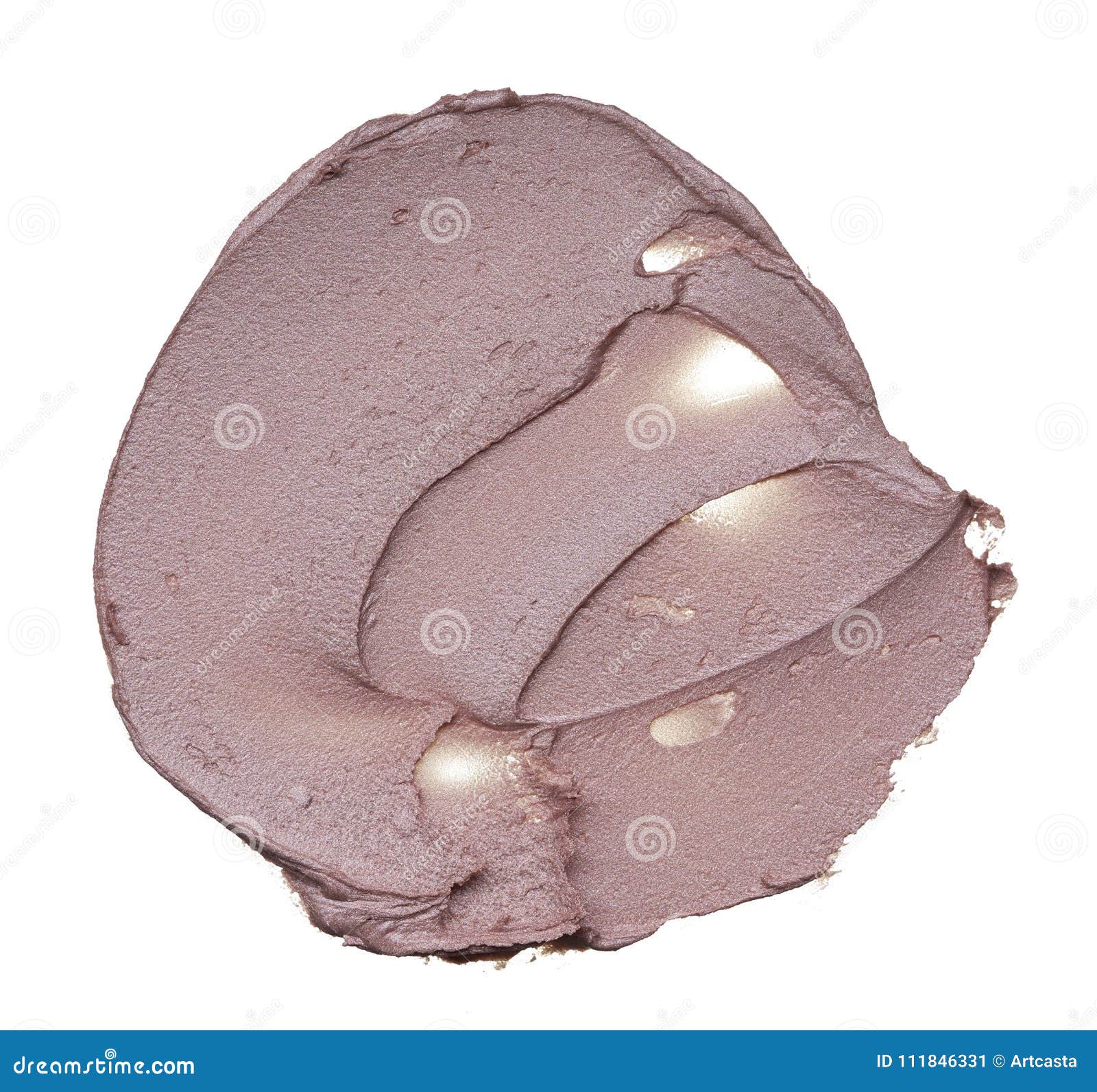 Highlighter Texture on White Background Stock Image - Image of lipstick ...