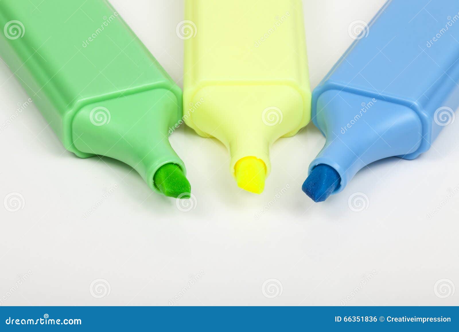 Highlighter stock photo. Image of emphasize, flag, three - 66351836