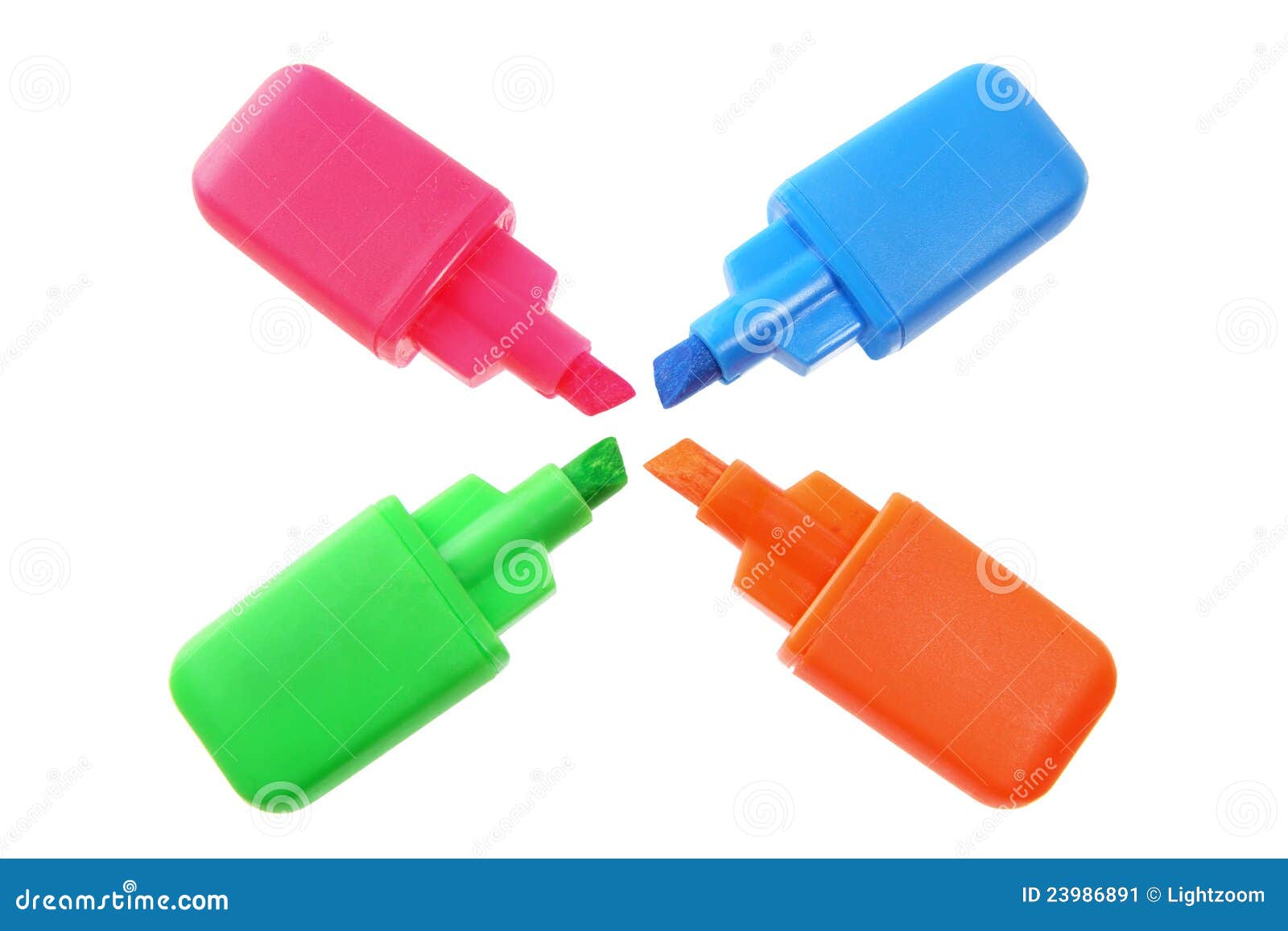 Highlighters stock image. Image of highlighters, colours - 23986891