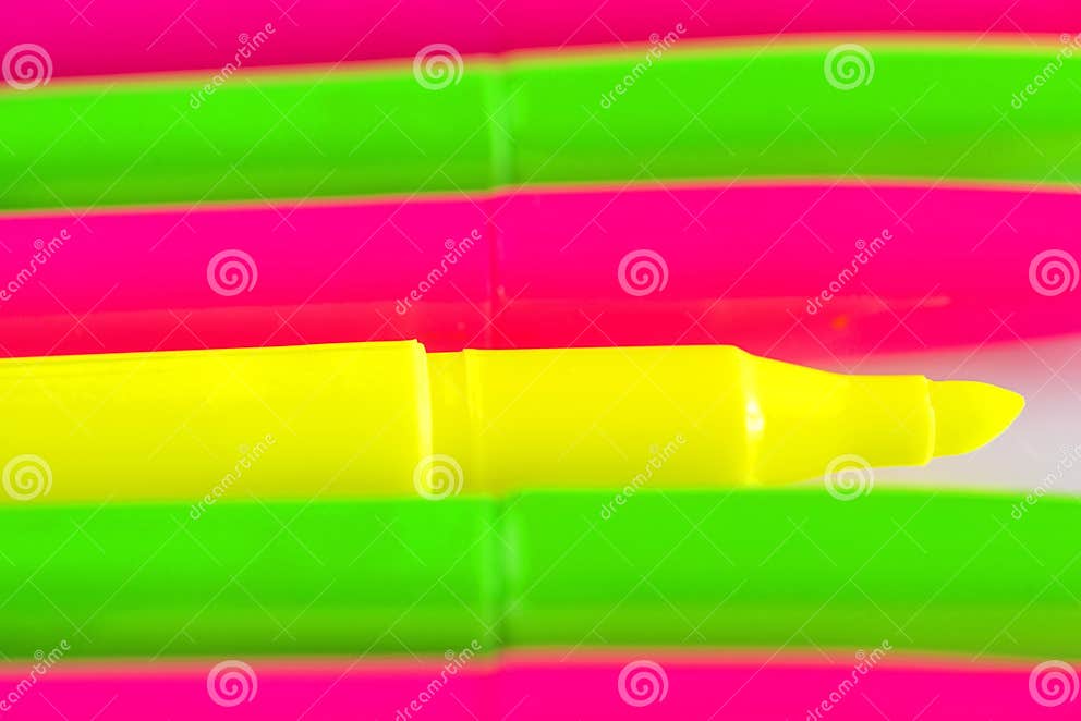Highlighters stock image. Image of highlighter, bunch - 33765925