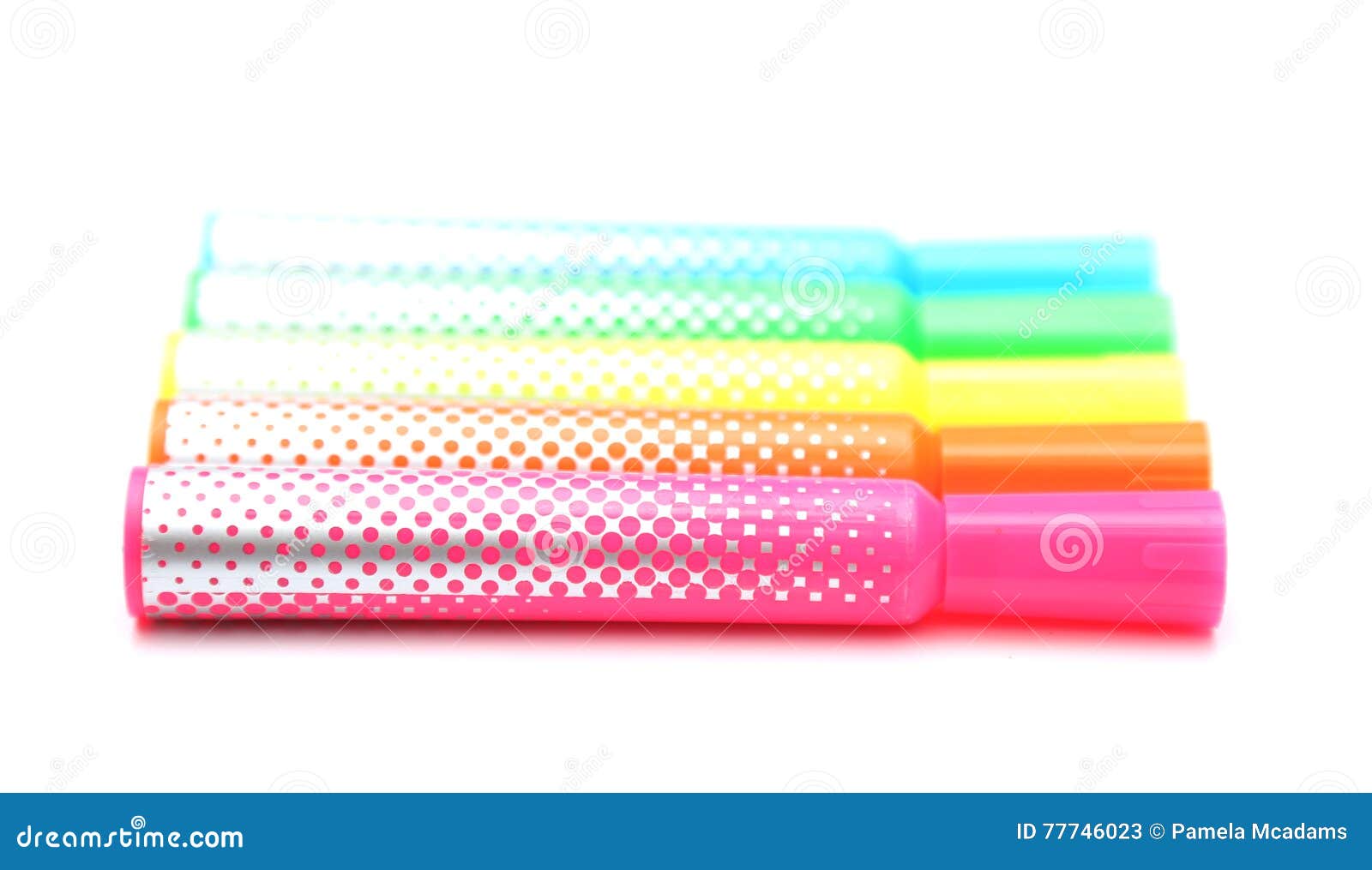 Highlighters stock image. Image of blue, highlighters - 77746023