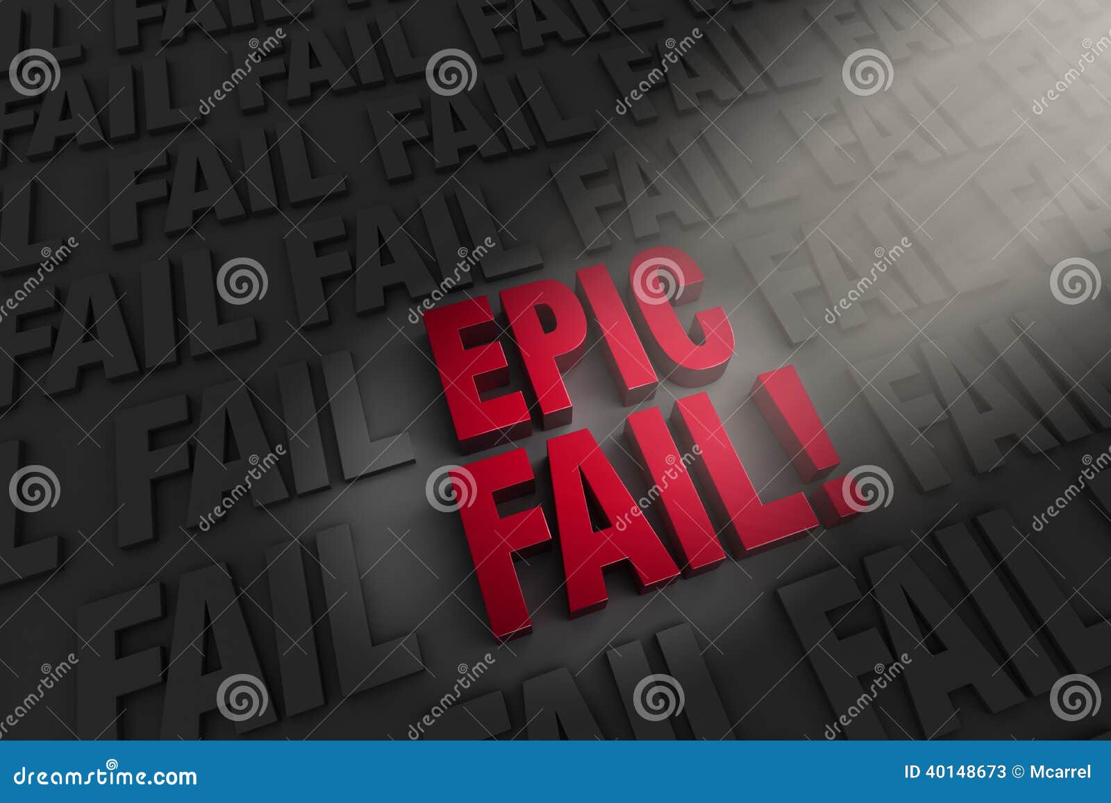 Epic Fail - Inspire Motivational Quote. Hand Drawn Beautiful Lettering ...