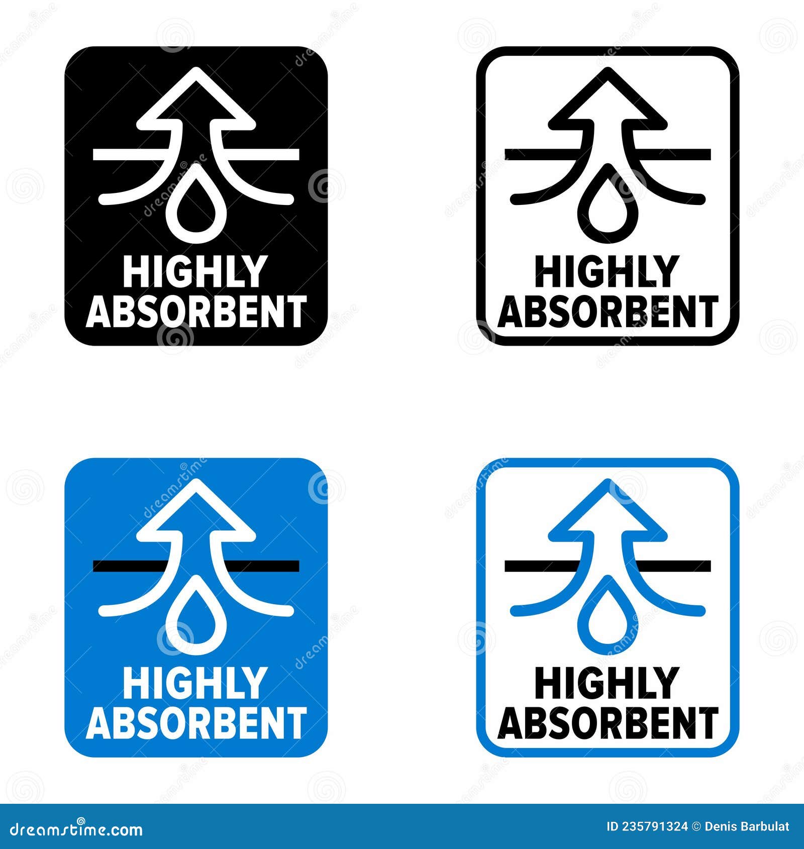 Absorbing Information Isolated Cartoon Vector Illustrations ...