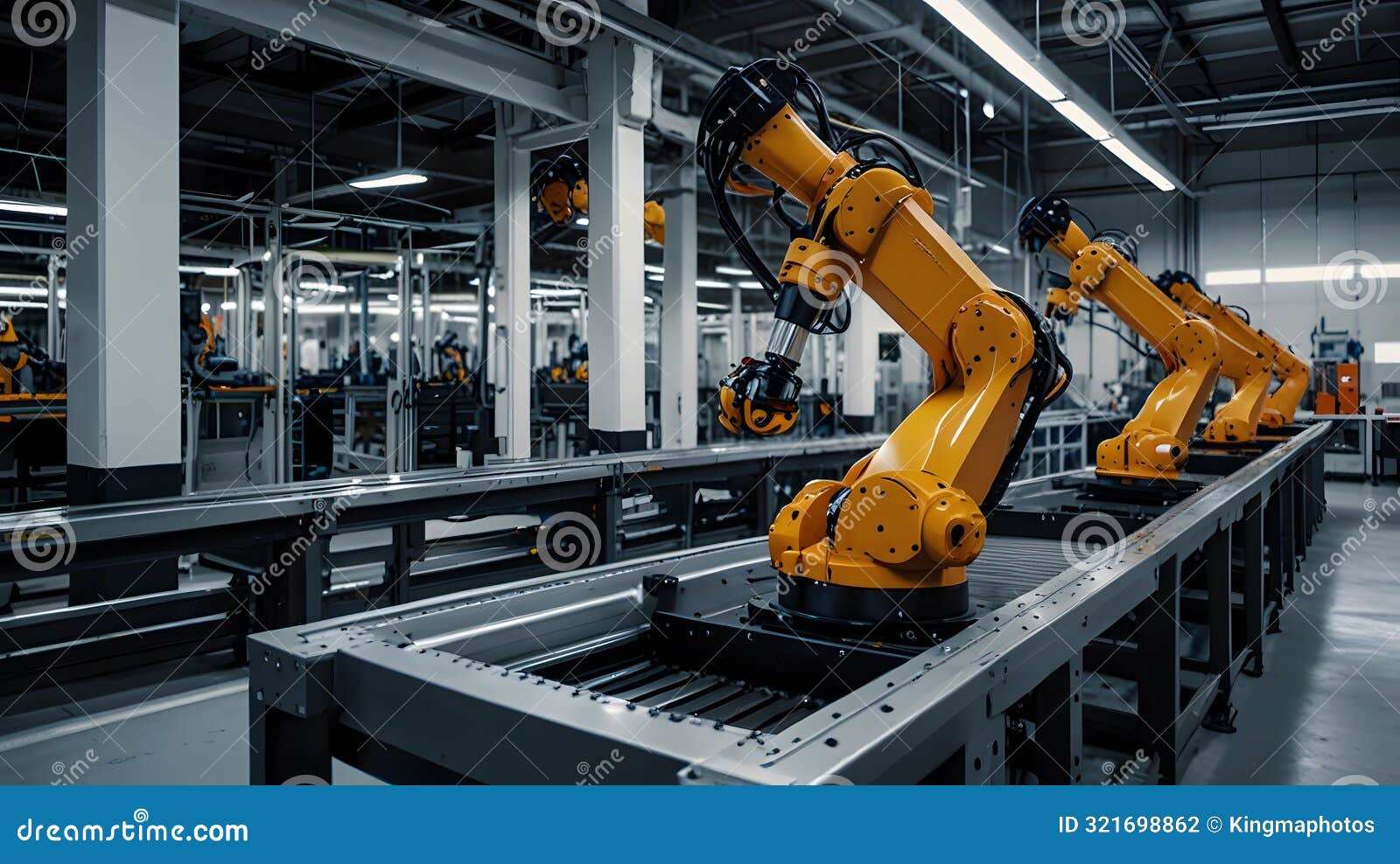 Advanced Factory With Automated Conveyor Belts Moving EV Battery ... Advanced Factory With Automated Conveyor Belts Moving EV Battery ...