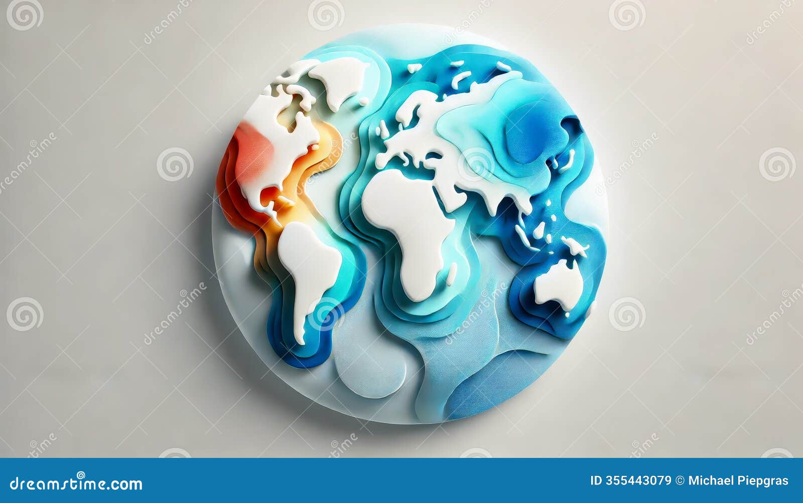 Artistic World Map With Circuit Patterns Stock Photo | CartoonDealer ...