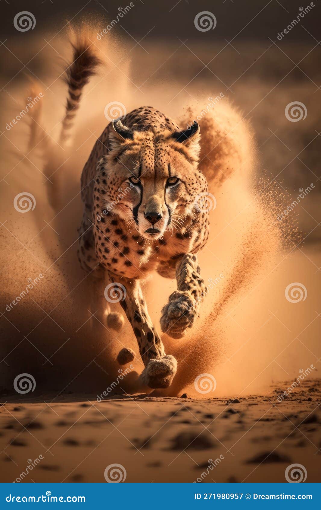 Highly Defined Macro Photography of a Running Jaguar Generative AI ...