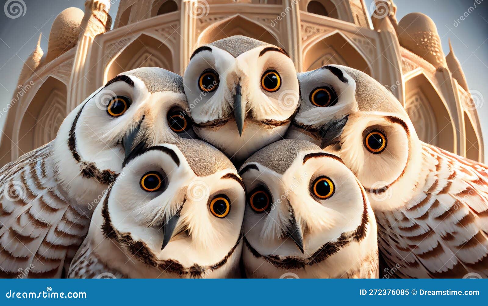 Highly Defined Macrography Selfie Of A Group AI Generated Stock ...