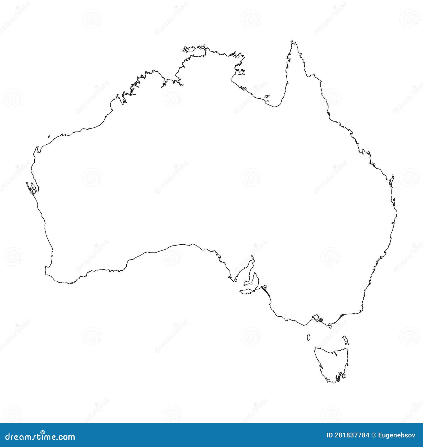 Detailed Australia Political Map In Mercator Projection. Clearly ...