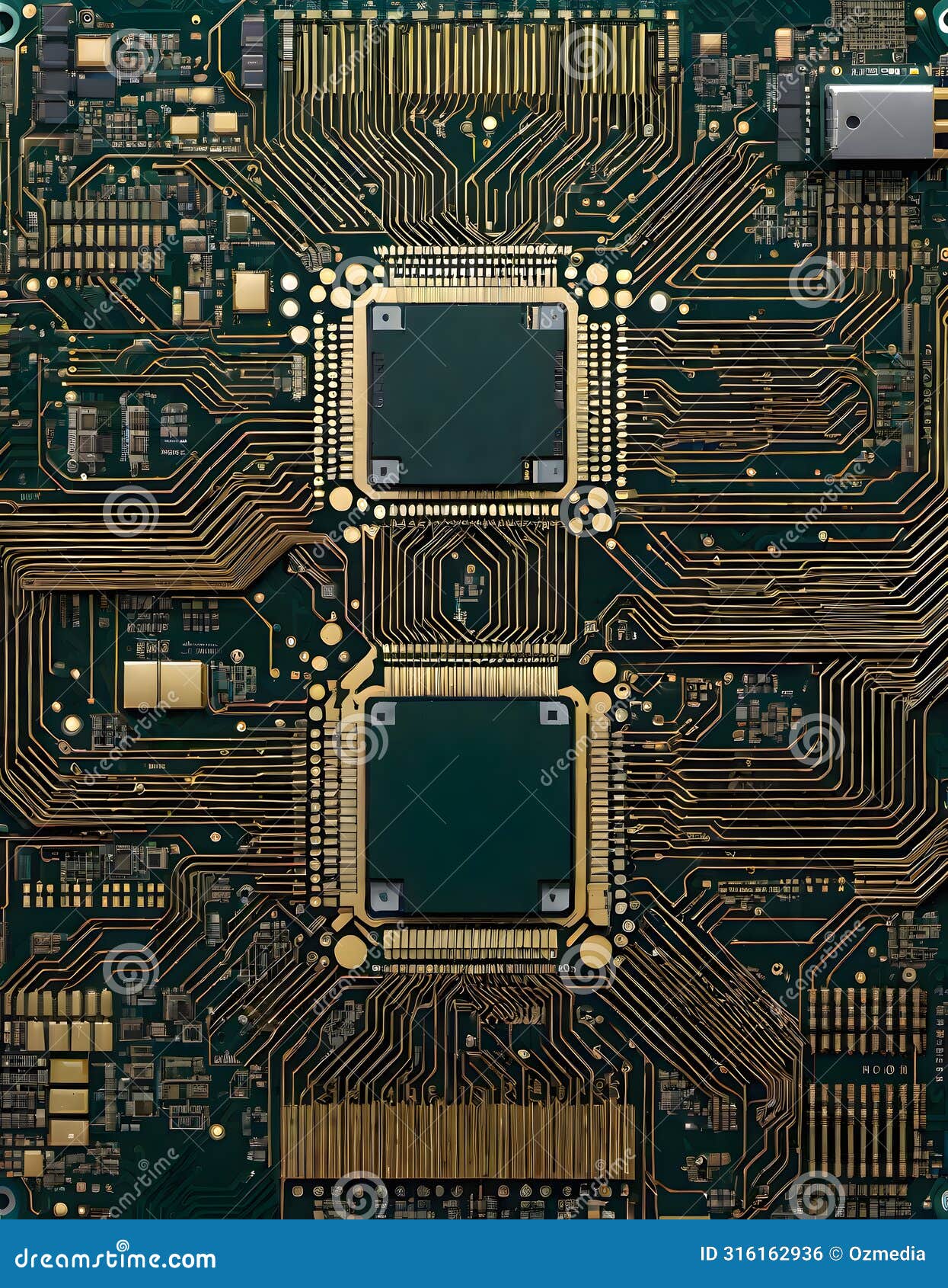 Detailed Computer Mockup. Realistic Monitor Side View With Editable ...