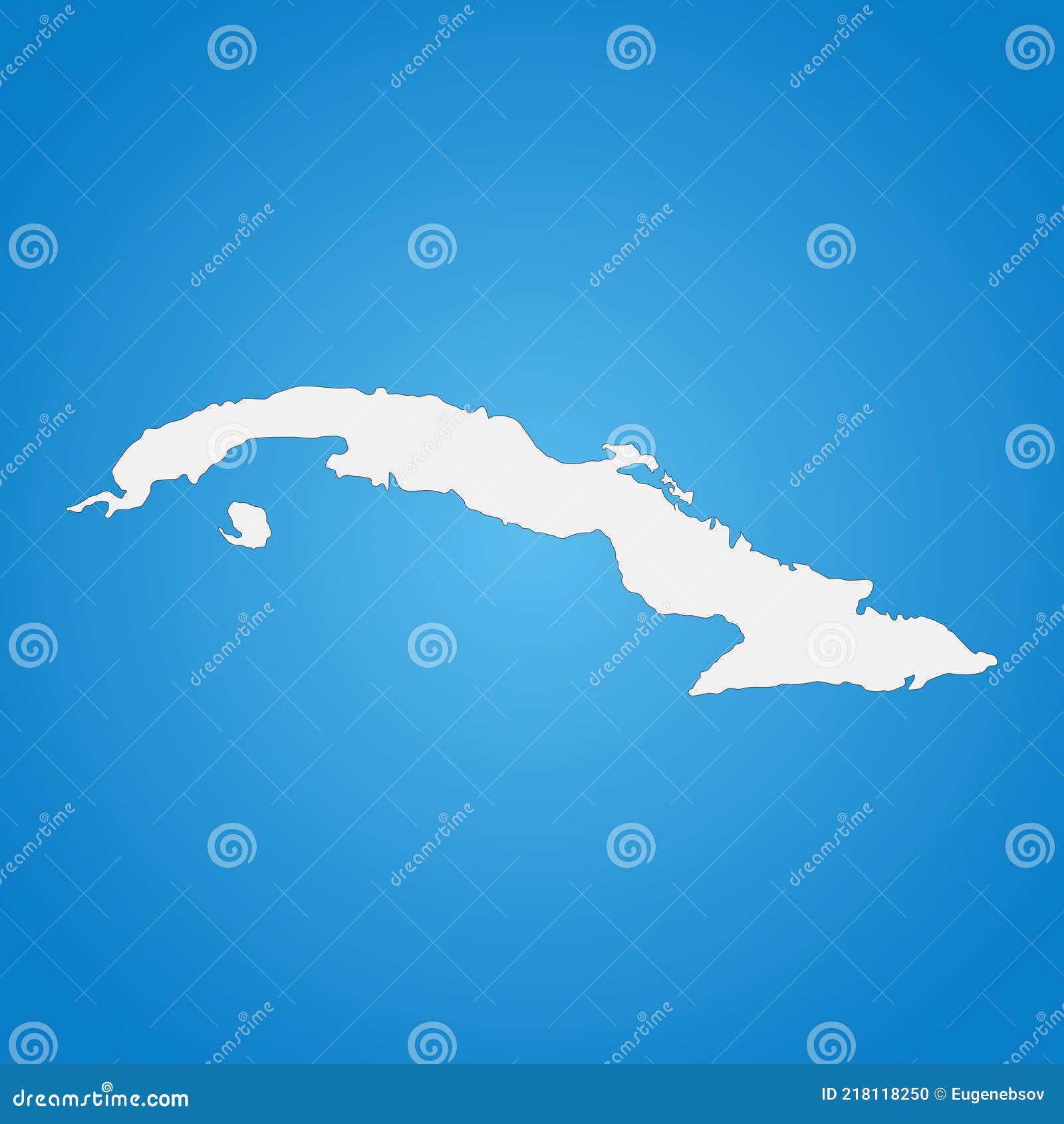 Map Pin With Detailed Map Of Cuba And Neighboring Countries Vector ...