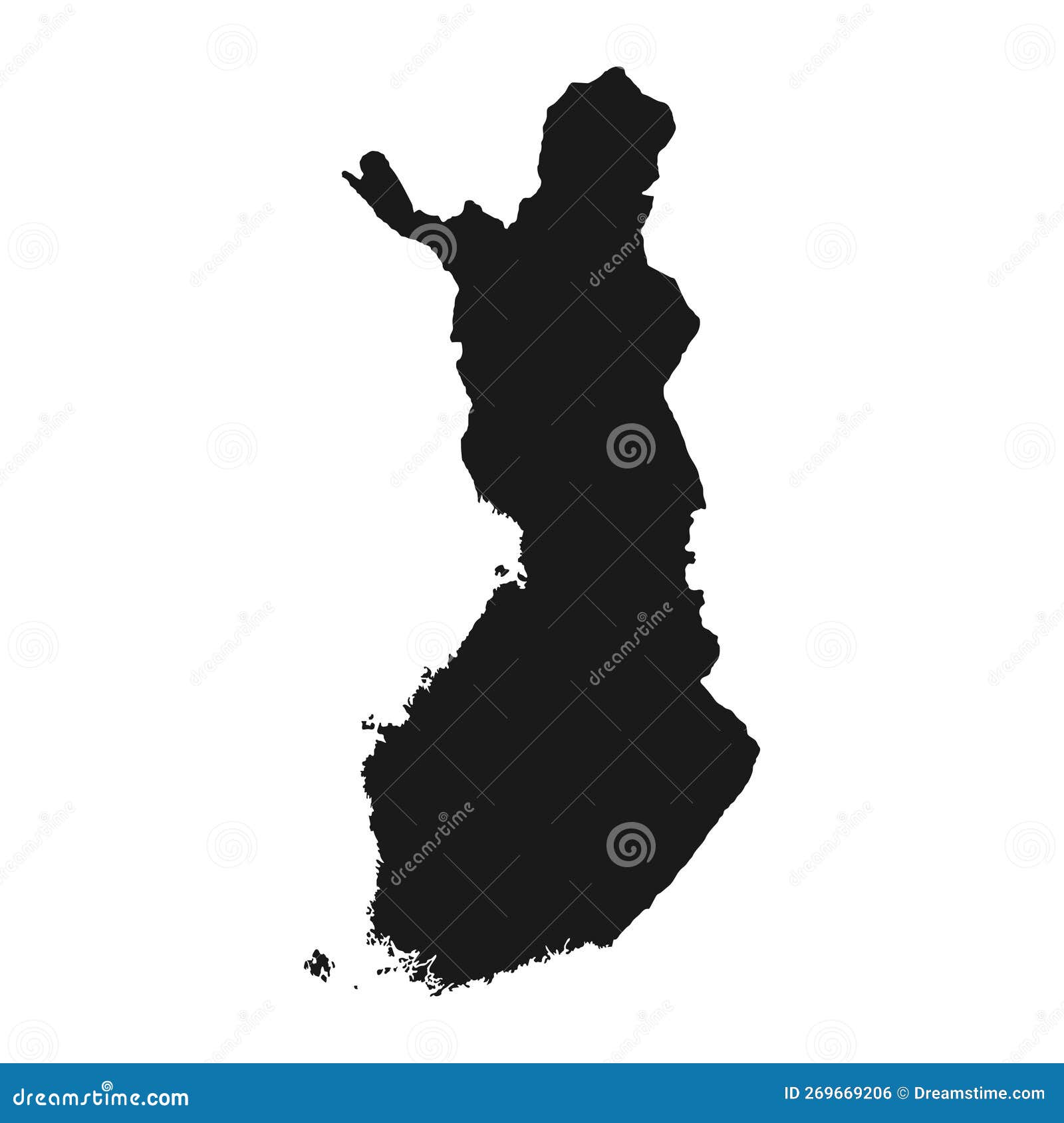 The Detailed Map Of The Finland With Regions Or States And Cities ...
