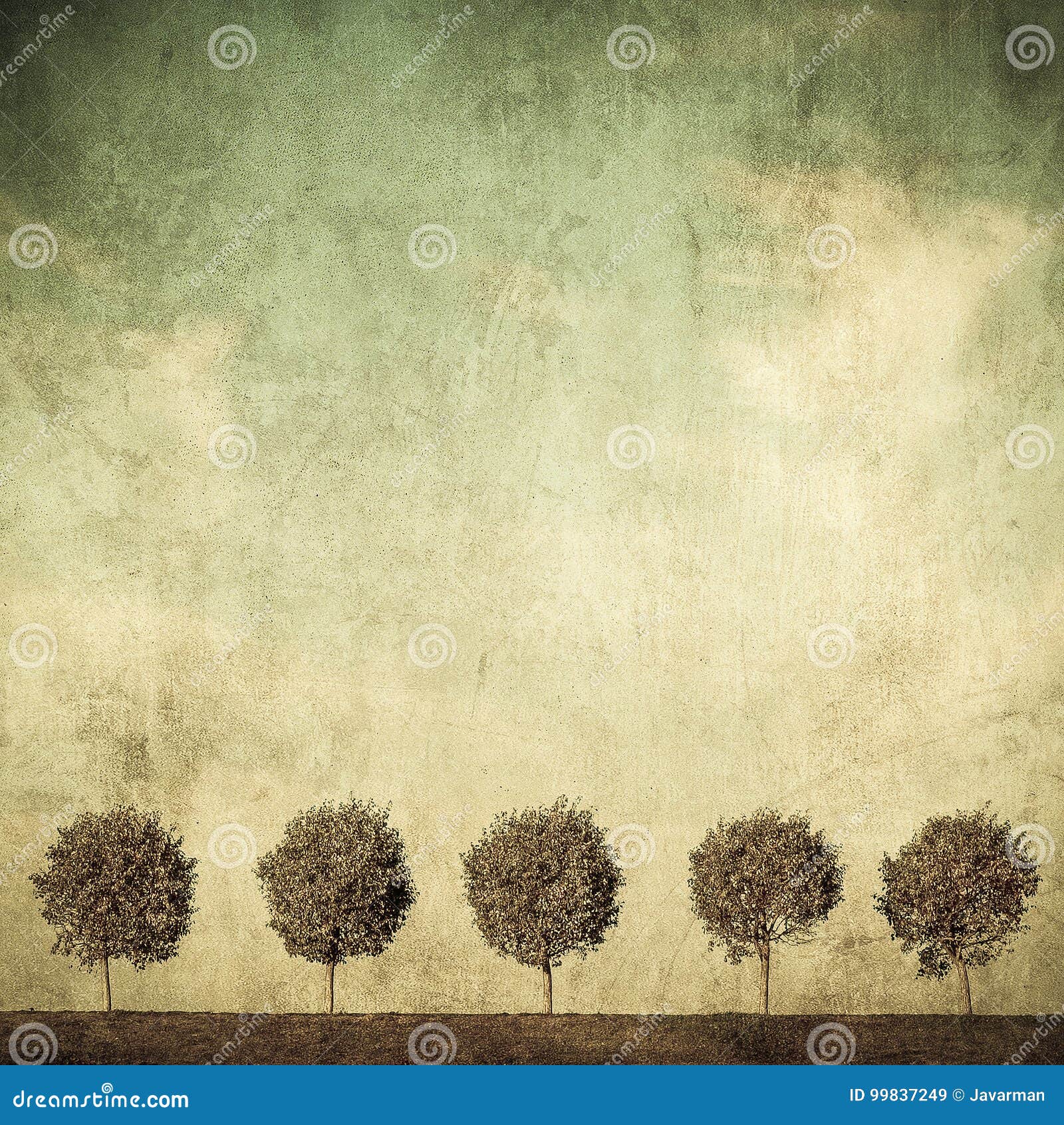 Highly Detailed Grunge Image of Trees Stock Image - Image of lane ...