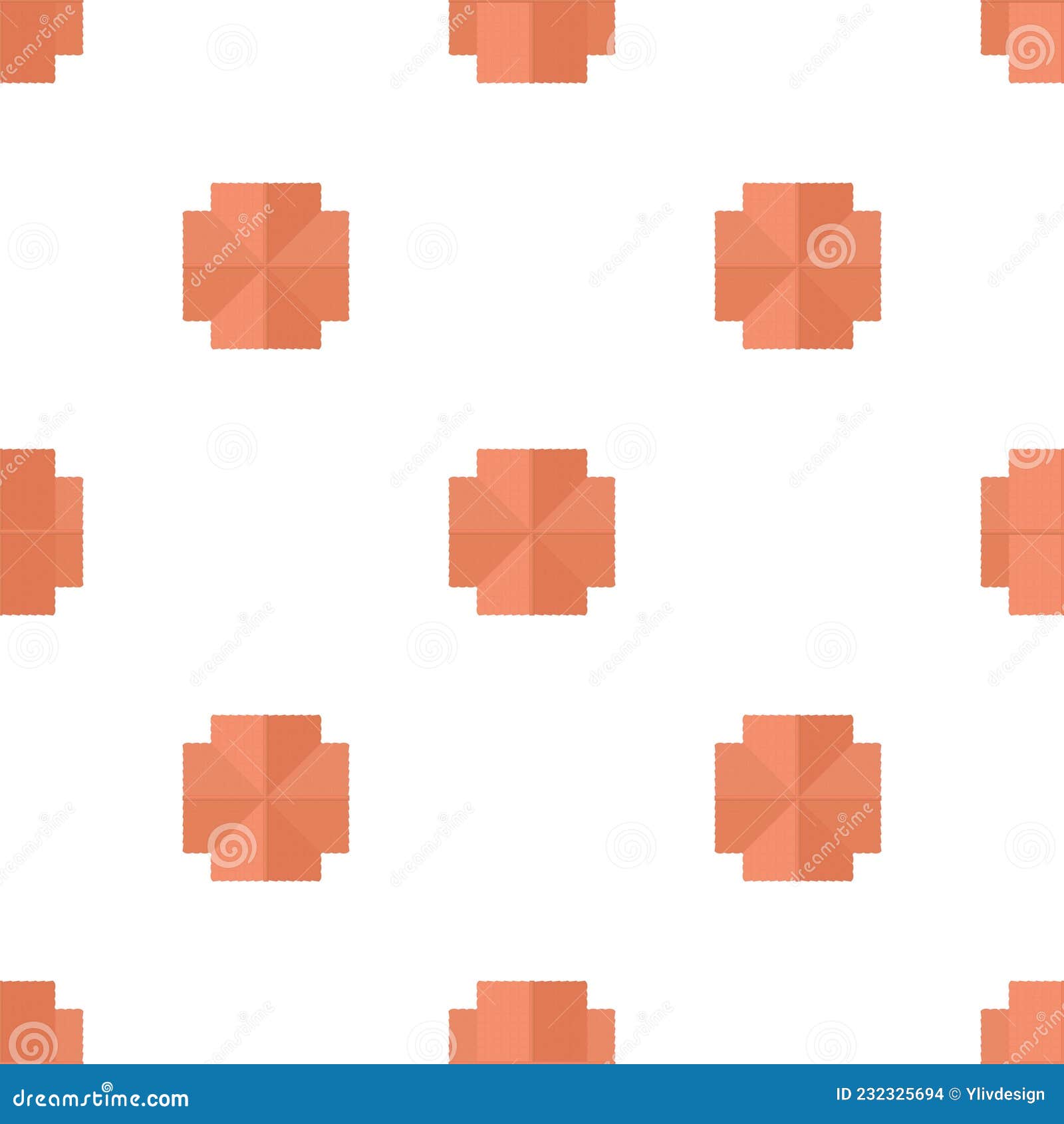 Highly Detailed House Building Top View Pattern Seamless Vector Stock ...