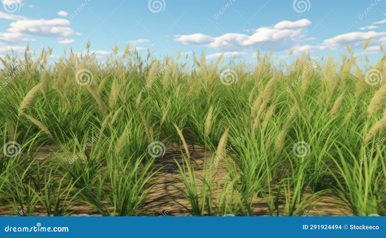 Meadow Fescue Grass Texture for Landscape Design Stock Illustration ...