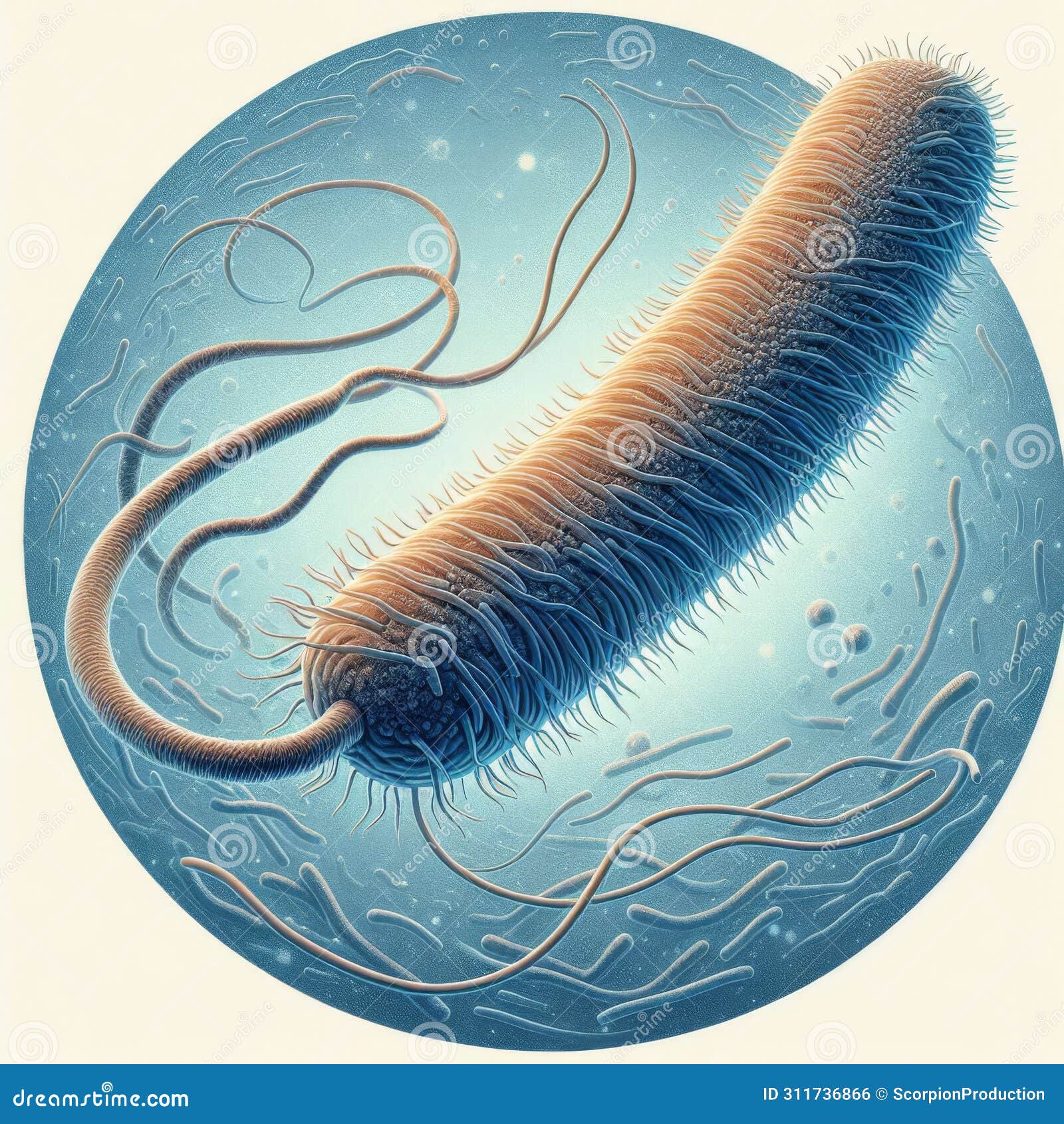 Bacteriophage Virus Close-Up Stock Photo - Image of magnification ...