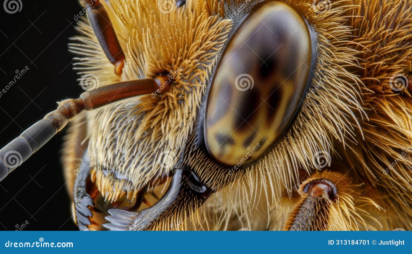 A Highly Detailed Image of a Bees Maxilla One of the Two Pairs of ...