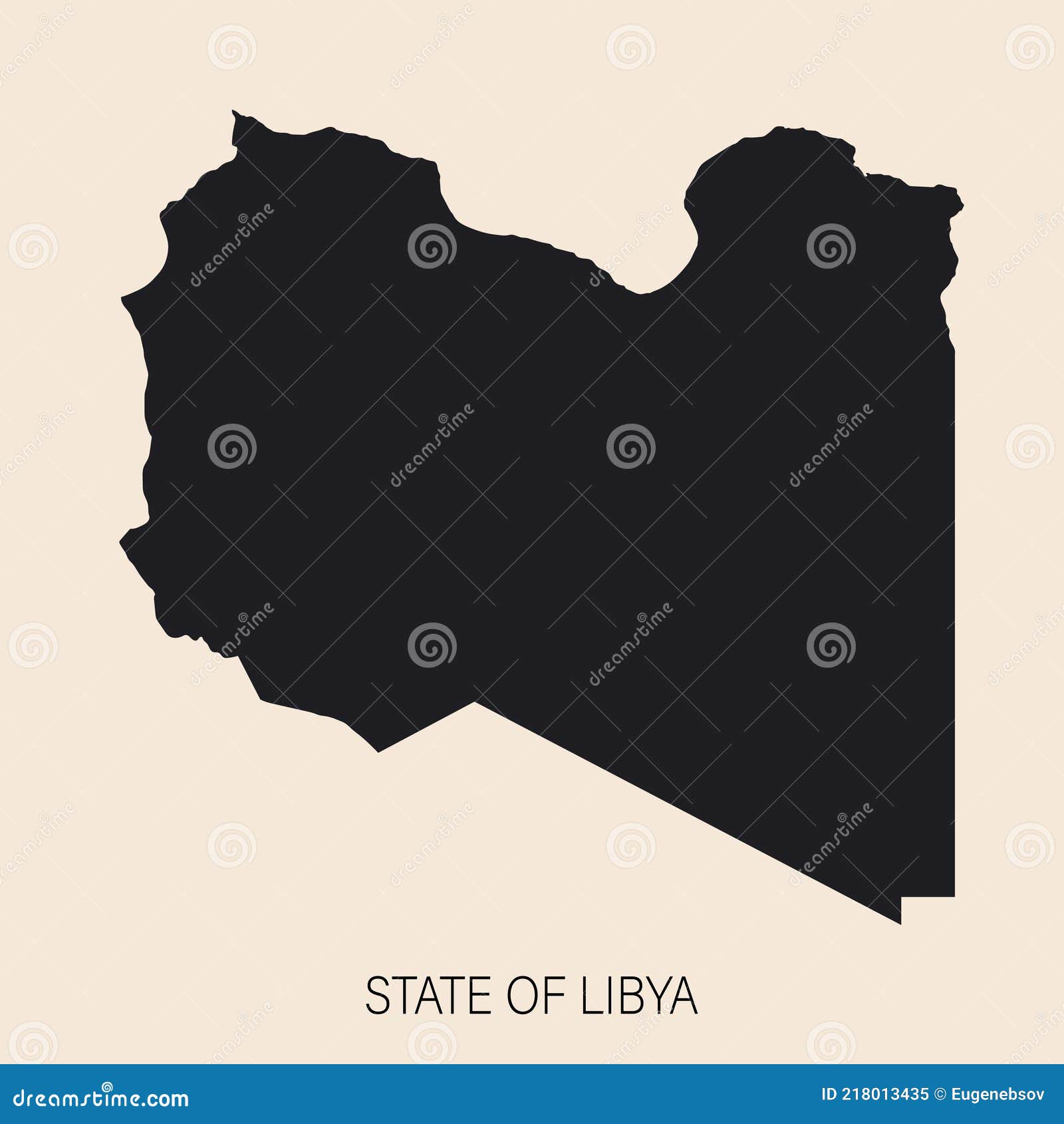 Libya Highly Detailed Physical Map Vector Illustration | CartoonDealer.com #254230056